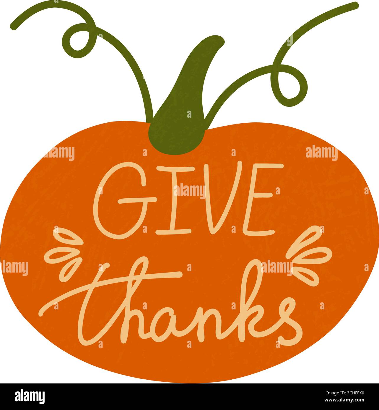 Give thanks design quote Stock Vector Images - Alamy
