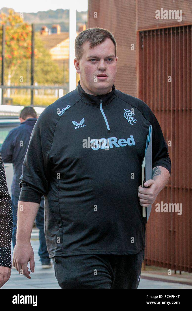 DUP Belfast City Council Councillor Jordan Doran arriving to a multi ...