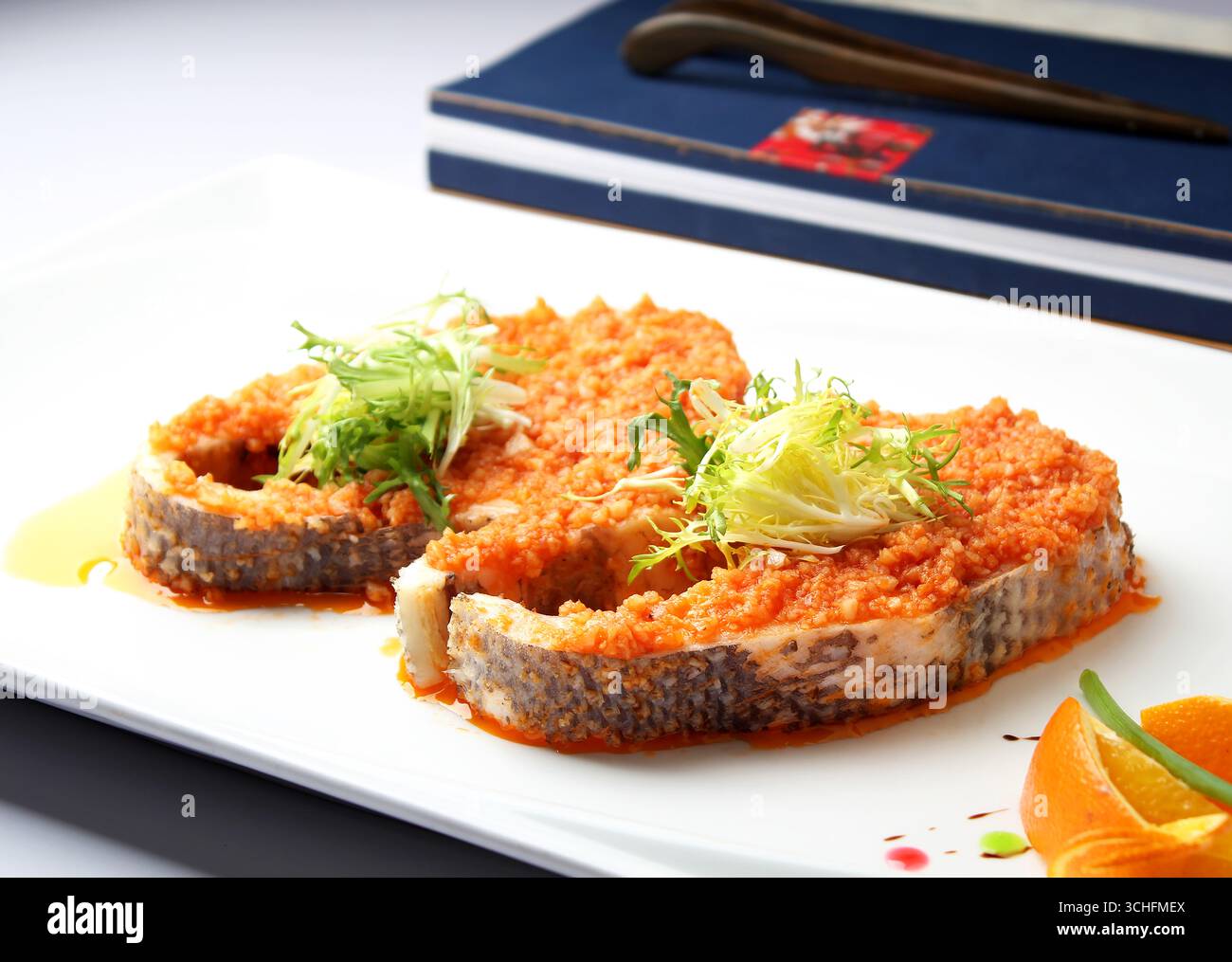 Cod steaks on white hi-res stock photography and images - Alamy