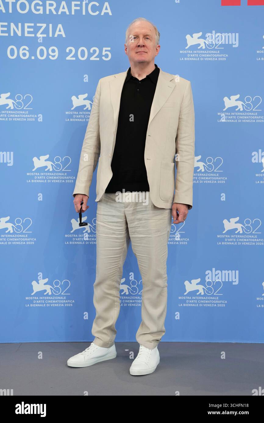 Tracy Letts poses for photographers at the photo call for the film 'A ...