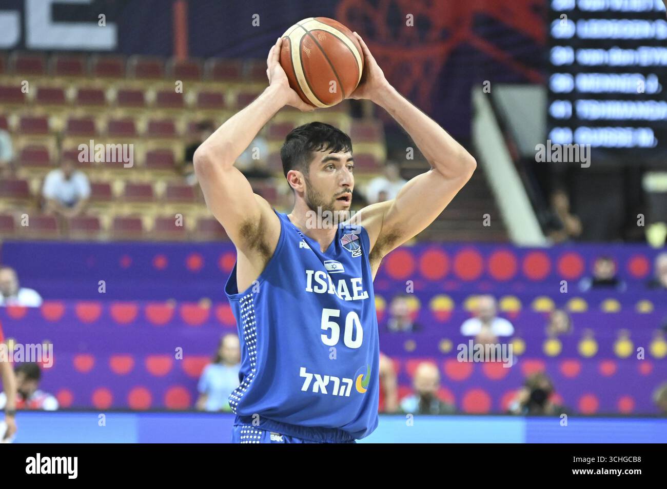 Yovel Zoosman (ISR) during match of the FIBA EuroBasket 2025 between ...