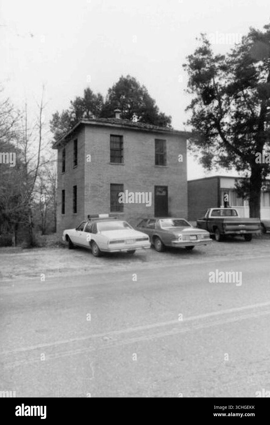 Old St Helena Parish Jail, Louisiana, 1980 exterior 1 Stock Photo - Alamy