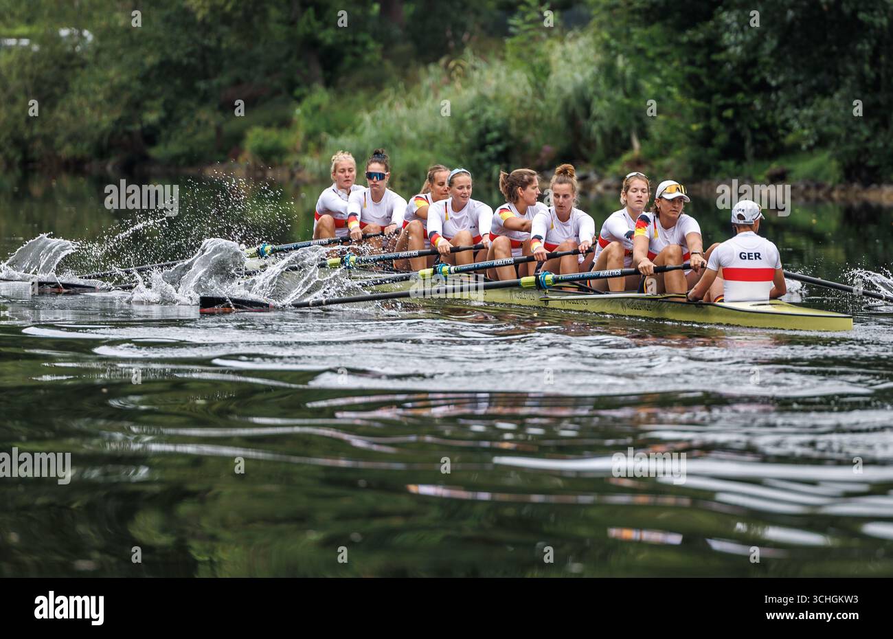 02 September 2025, Berlin: Participants of the German national team in ...