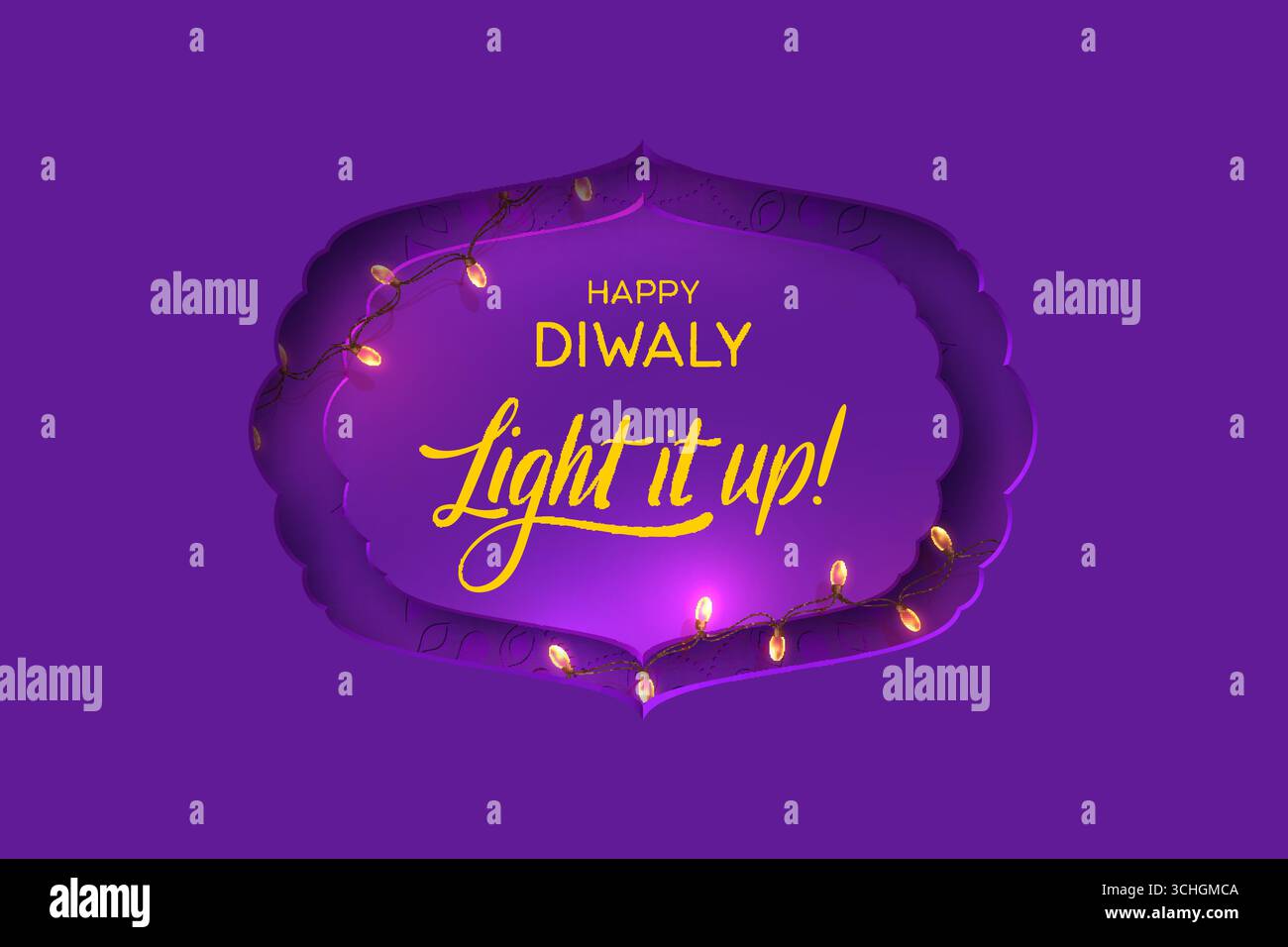 Diwali light up greeting Stock Vector Images - Alamy