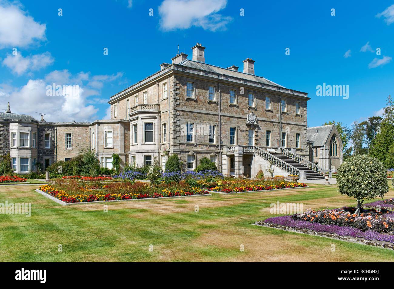 Haddo House Stately Home Tarves Aberdeenshire Scotland the formal ...