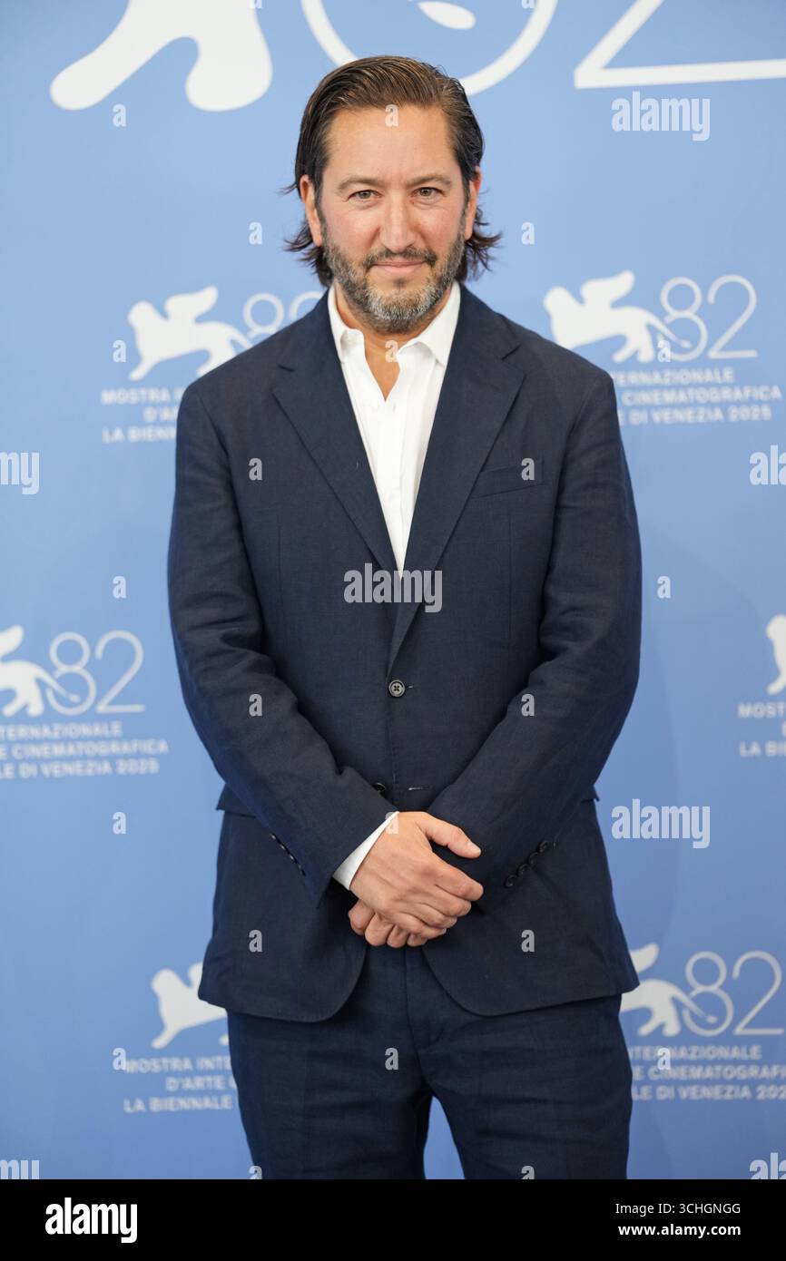 Greg Shapiro attends the photocall of the movie "A House of Dynamite" during the 82nd Venice ...