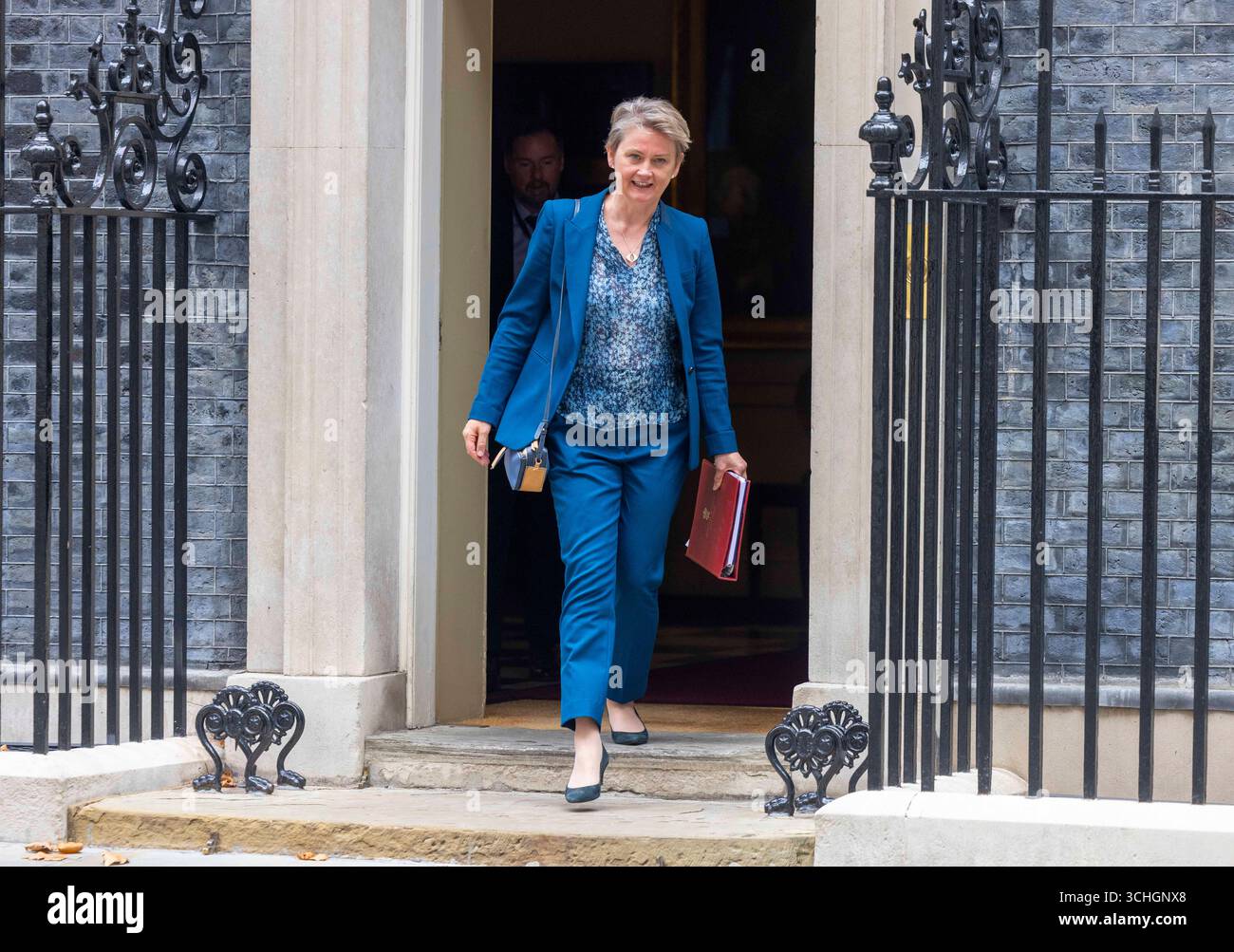 London, UK 2nd Sept 2025 Yvette Cooper, Home Secretary, at Downing ...