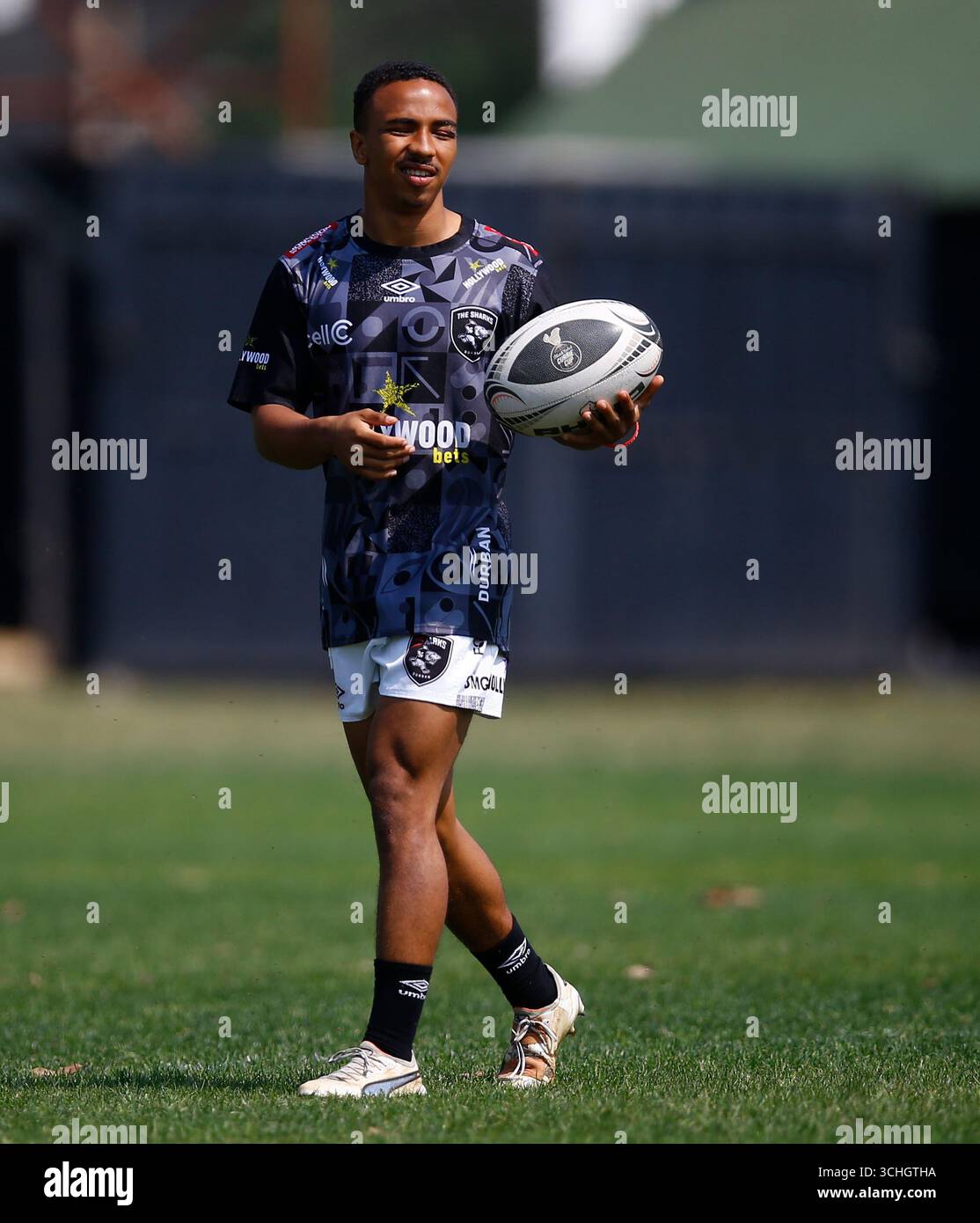 Ceano Everson of the Hollywoodbets Sharks during Hollywoodbets Sharks ...