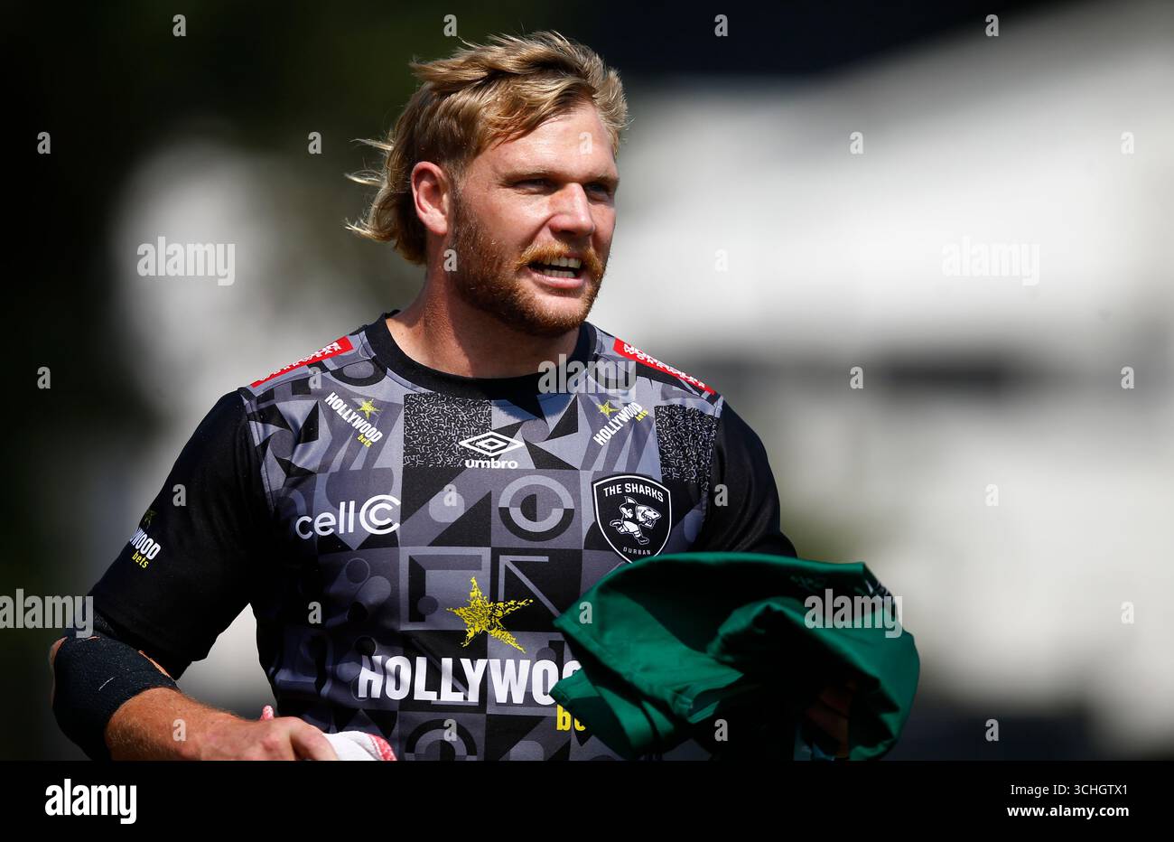 Willem van den Hever of the Hollywoodbets Sharks XV during ...