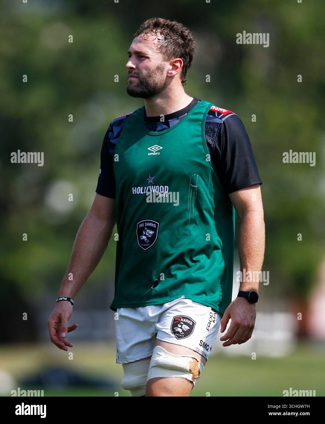 Nick Hatton of the Hollywoodbets Sharks during Hollywoodbets Sharks ...