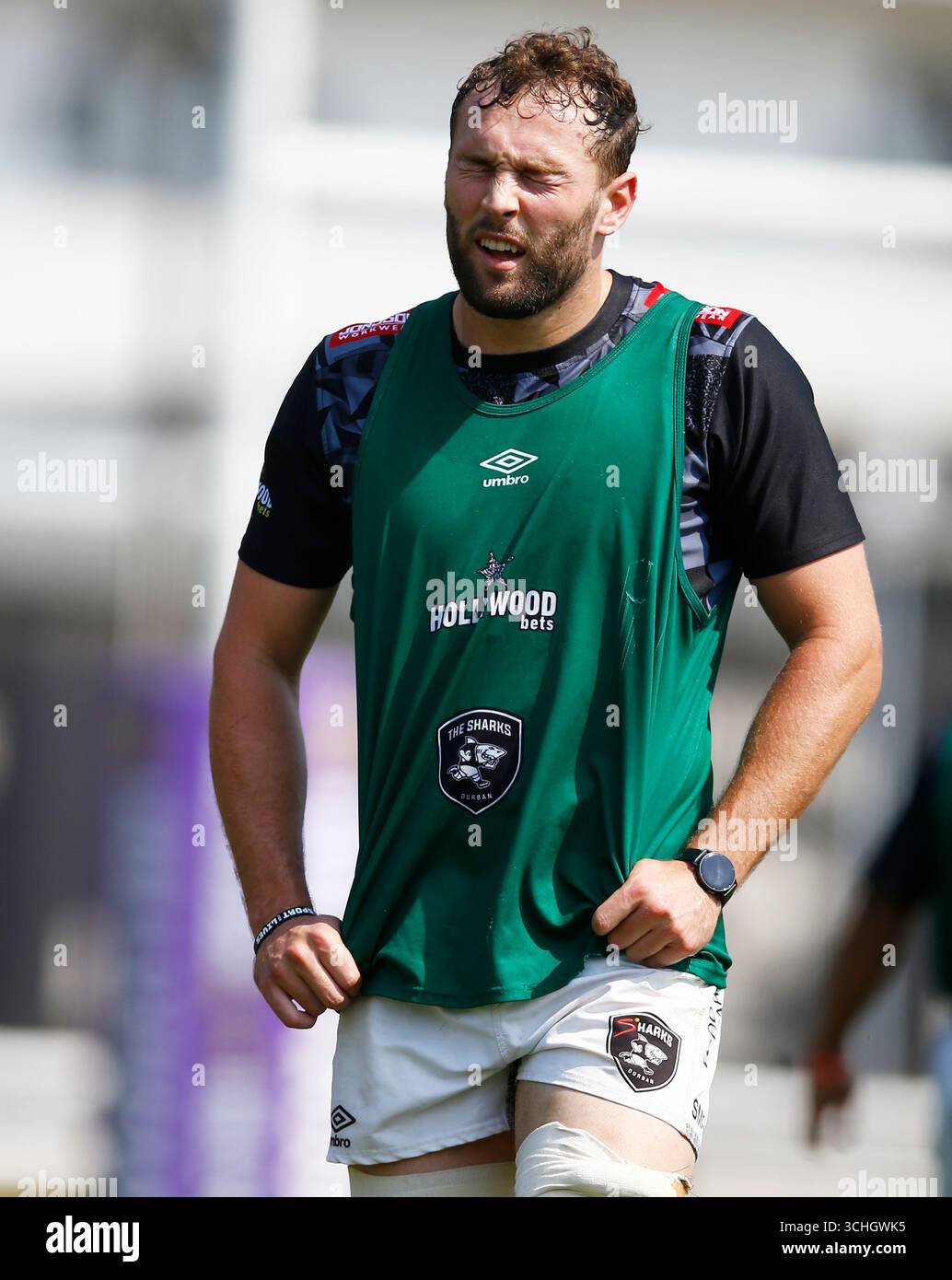Nick Hatton of the Hollywoodbets Sharks during Hollywoodbets Sharks ...