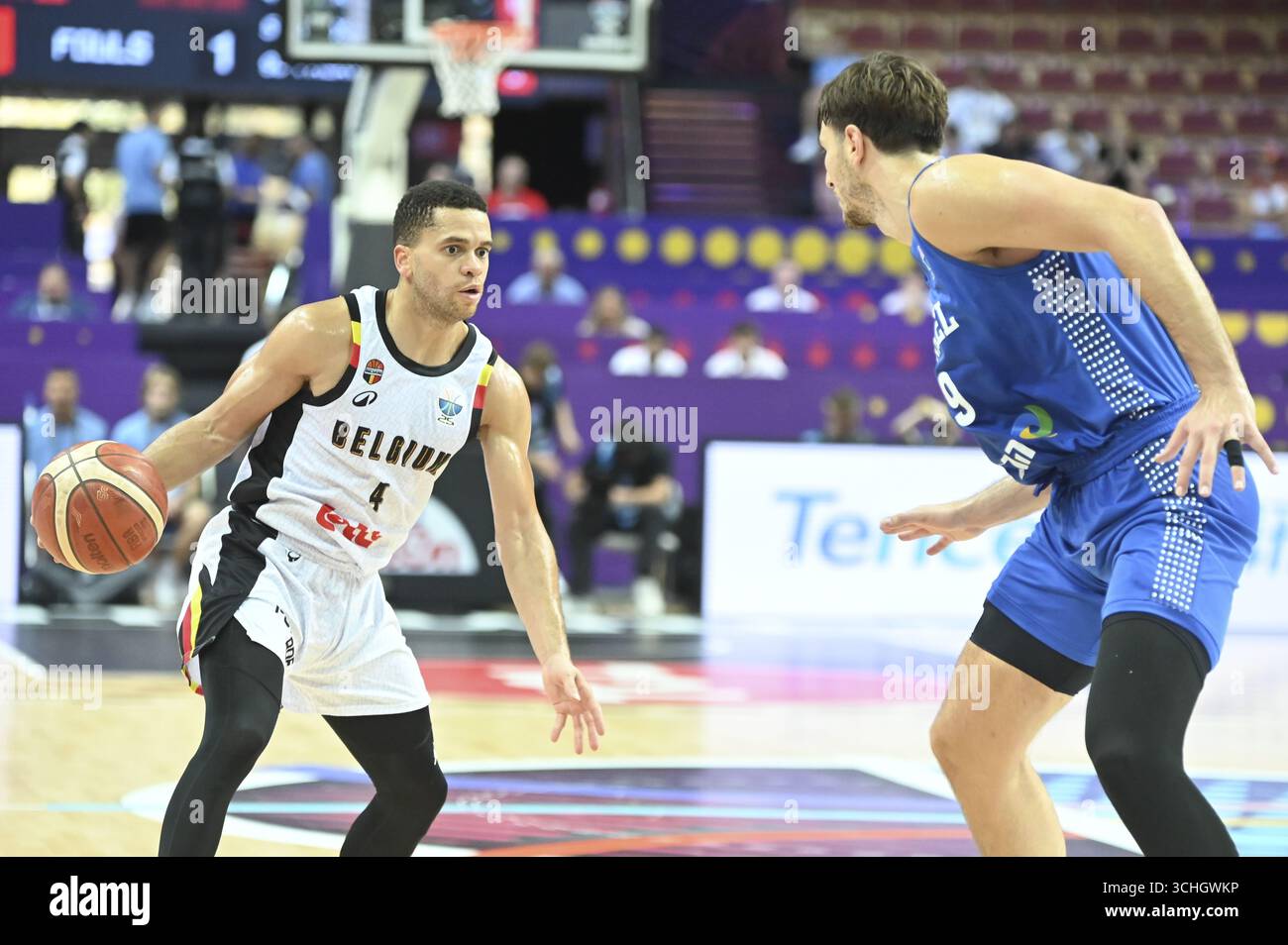 Emmanuel Lecomte (BEL) during match of the FIBA EuroBasket 2025 between ...