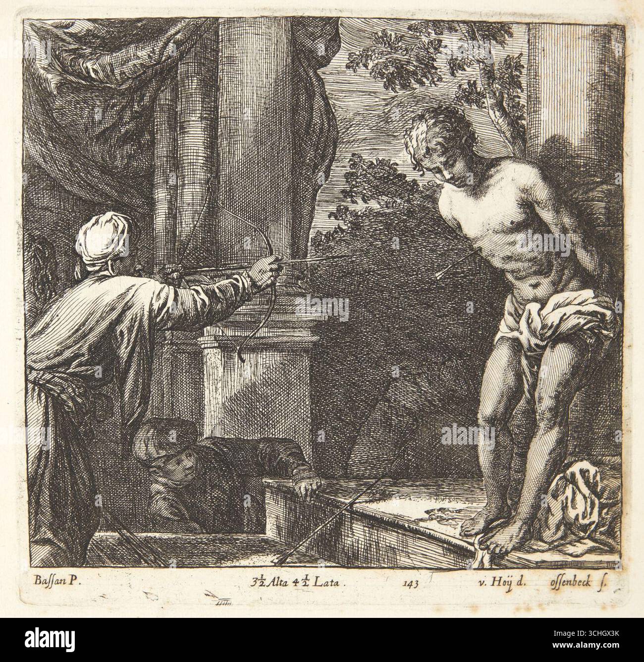 Jan van Ossenbeeck, Den hellige Sebastians martyrium Stock Photo - Alamy