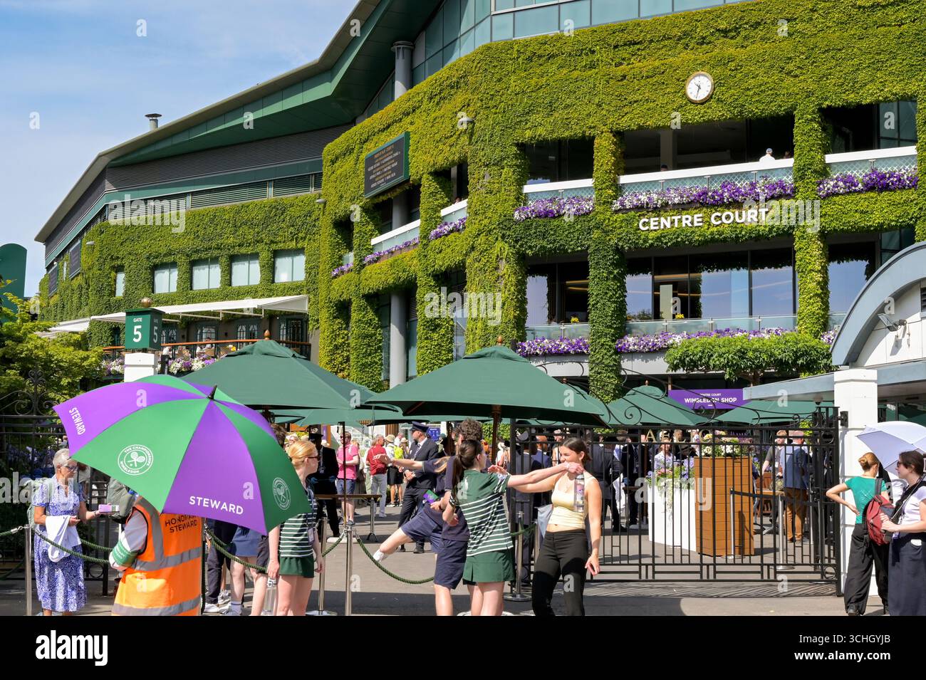 Wimbledon, London, England, UK - 4 July 2025: Exterior view of the ...