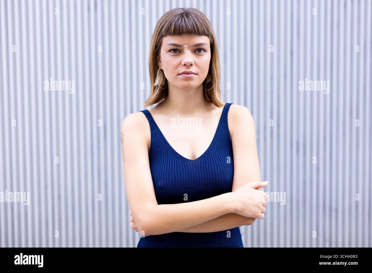 Llúcia Garcia Poses portrait session 'Romeria', at Mercado Barcelo on ...