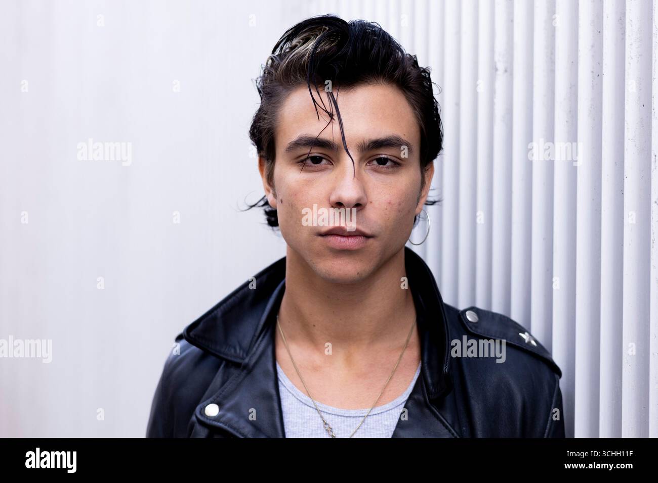 Mitch Martín Poses portrait session 'Romeria', at Mercado Barcelo on ...