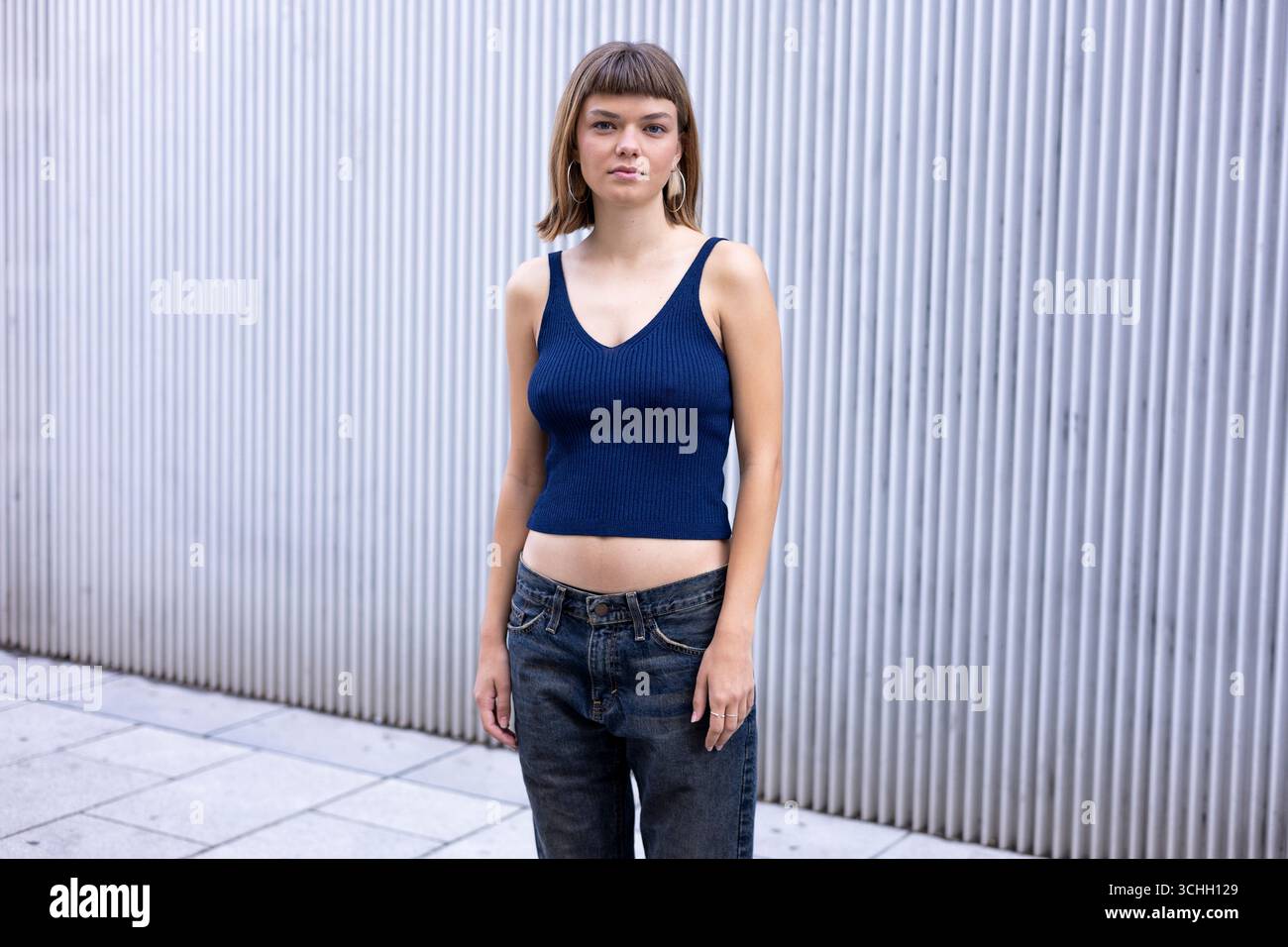 Llúcia Garcia Poses portrait session 'Romeria', at Mercado Barcelo on ...
