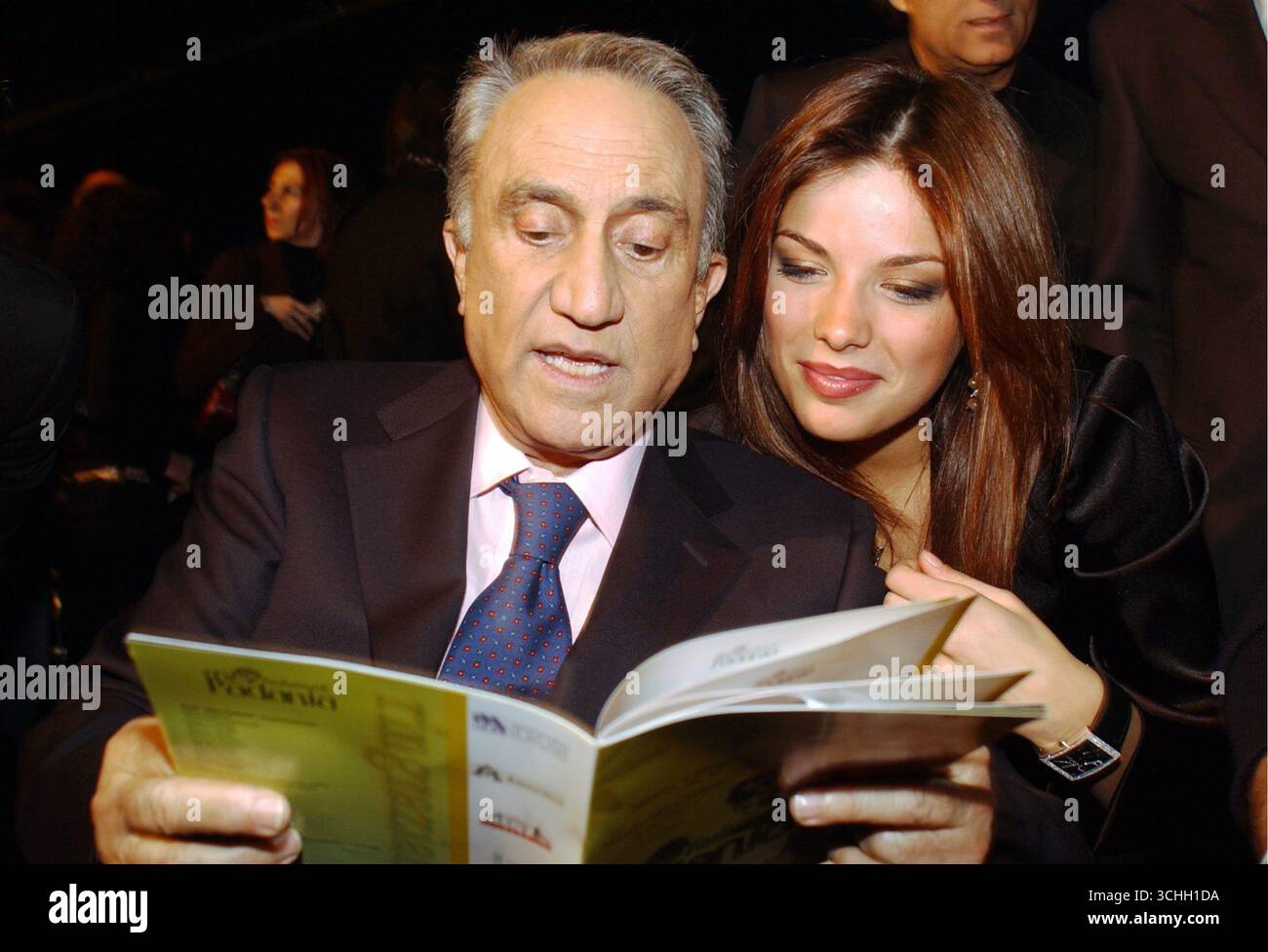 MILAN - MISS PADANIA AT MAZDAPALACE, EMILIO FEDE Stock Photo - Alamy