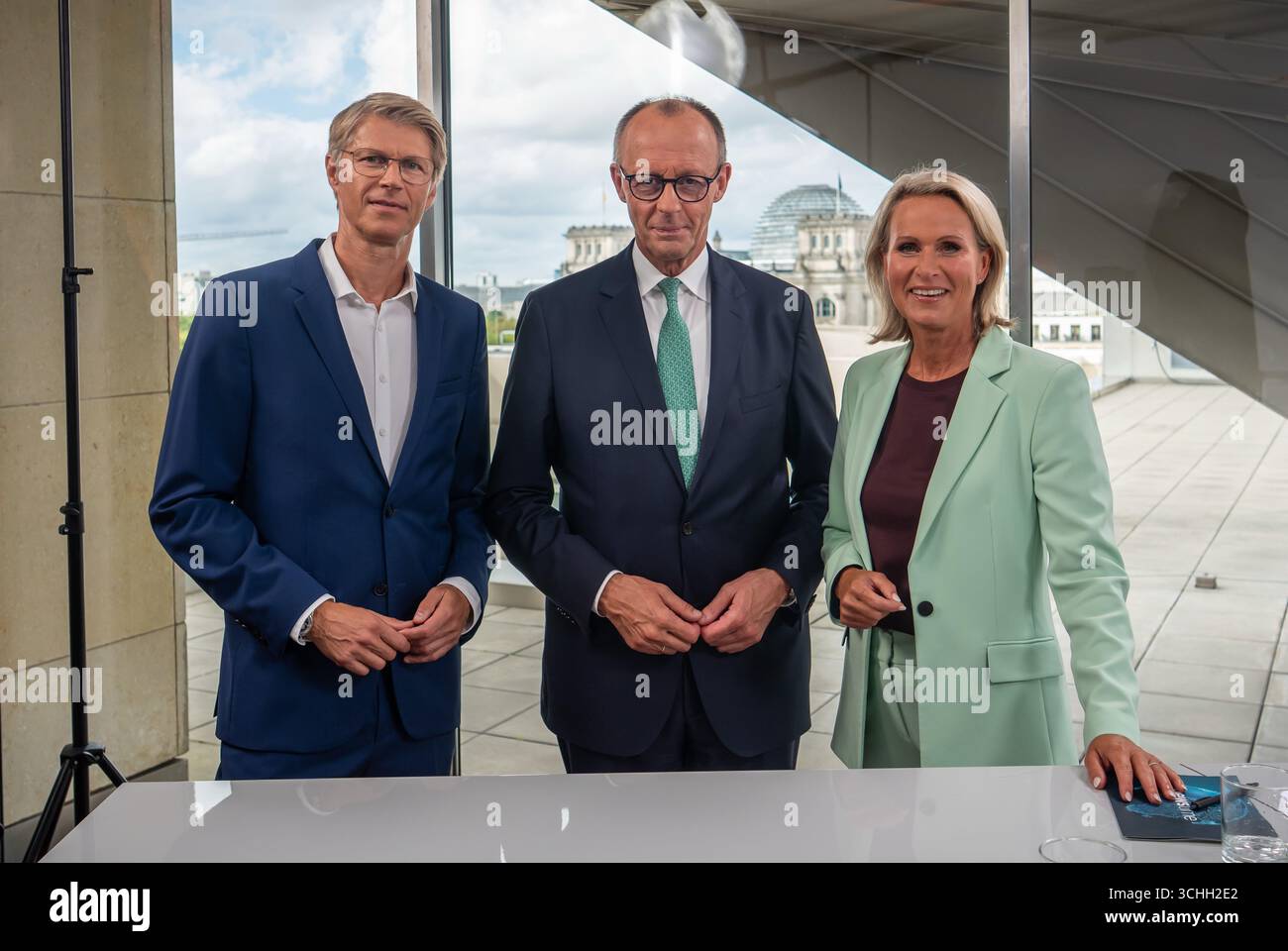 02 September 2025, Berlin: German Chancellor Friedrich Merz (CDU, M ...