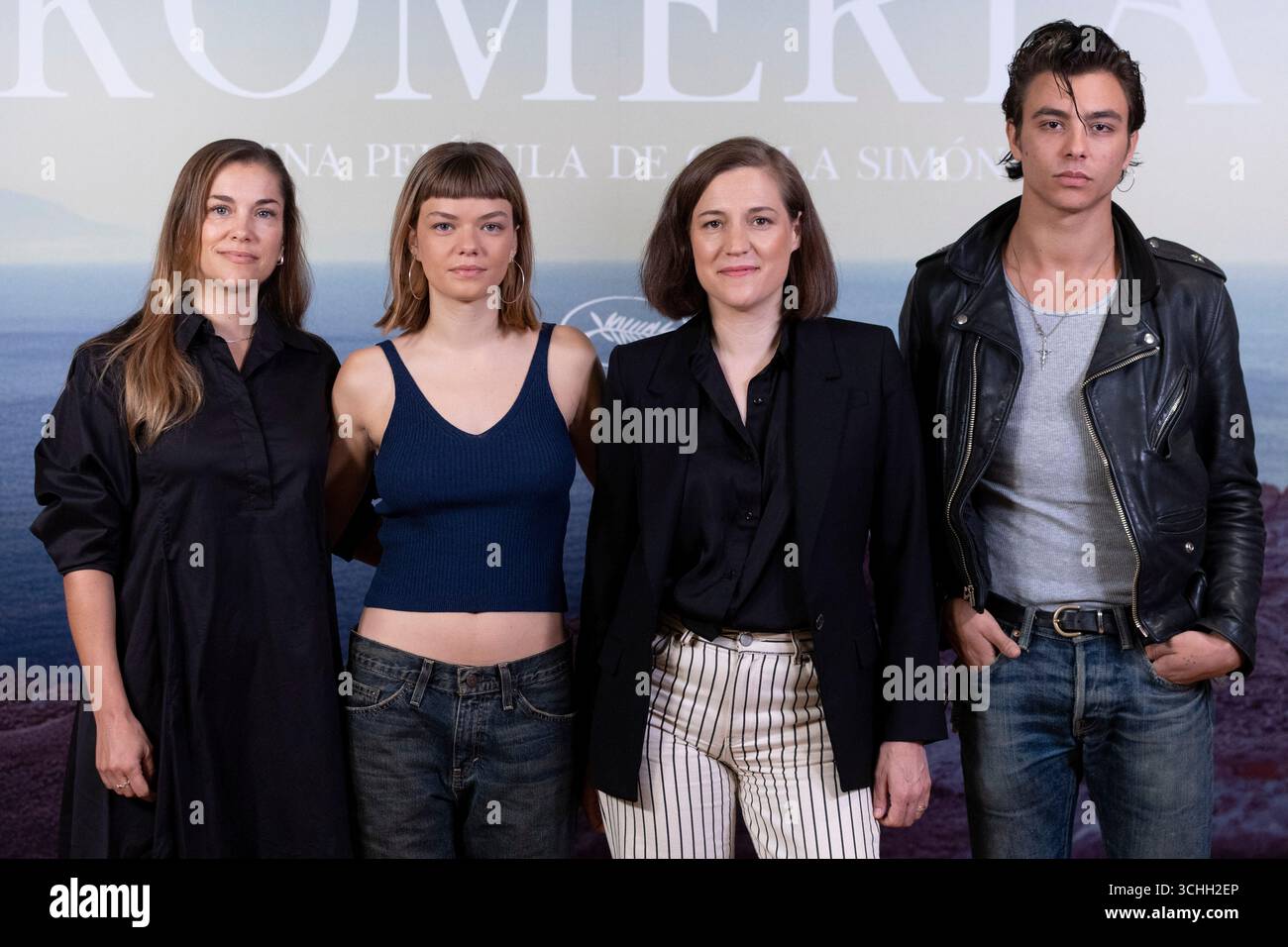 Maria Zamora, Llúcia Garcia, Carla Simón and Mitch Martín attended 'Romeria' Photocall at Hotel ...