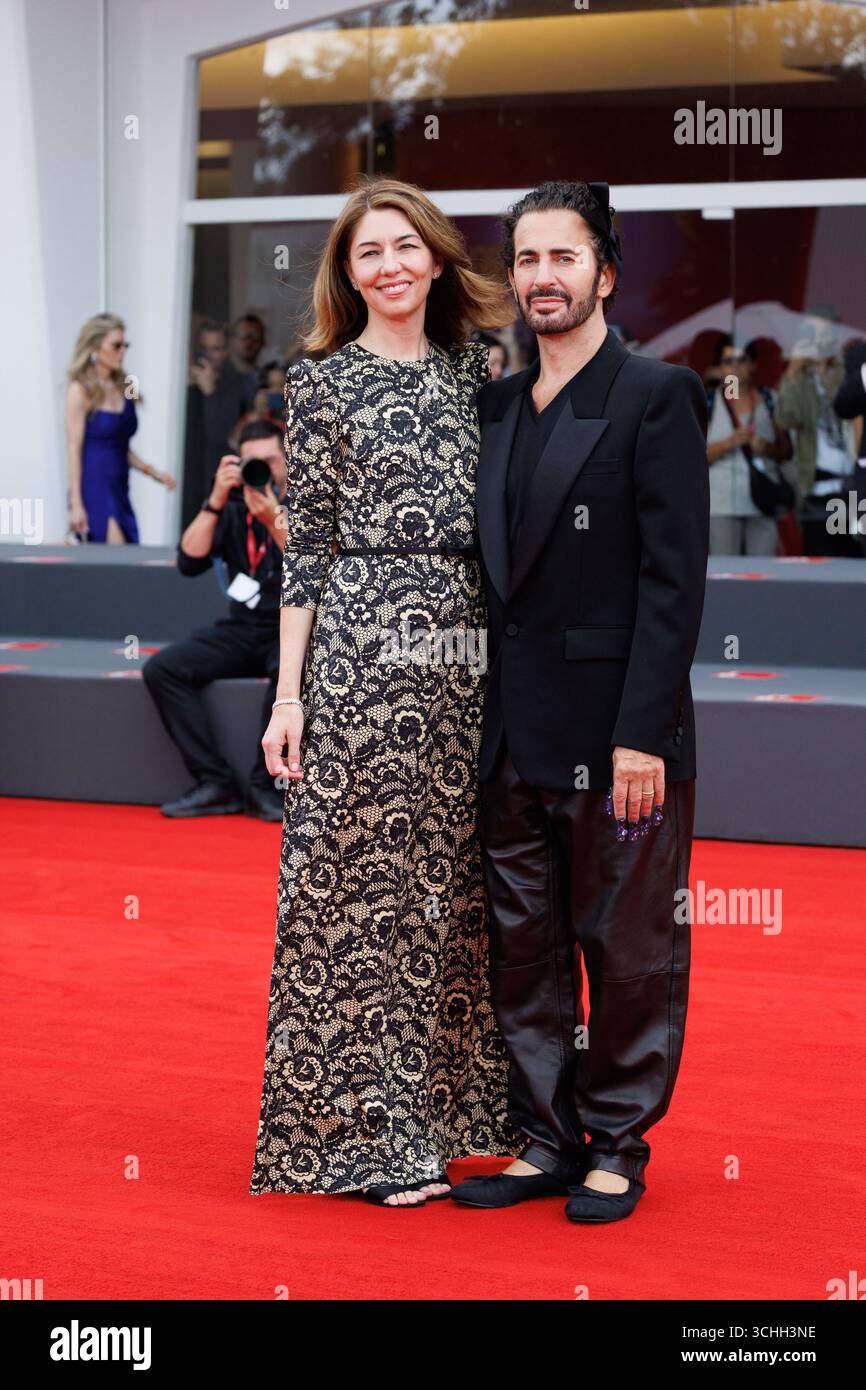 Sofia Coppola and Marc Jacobs attend "Marc By Sofia" red carpet during the 82nd Venice ...