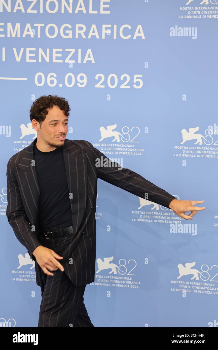Venice, Italy, 2nd September, 2025. Anthony Ramos at the photo call for ...