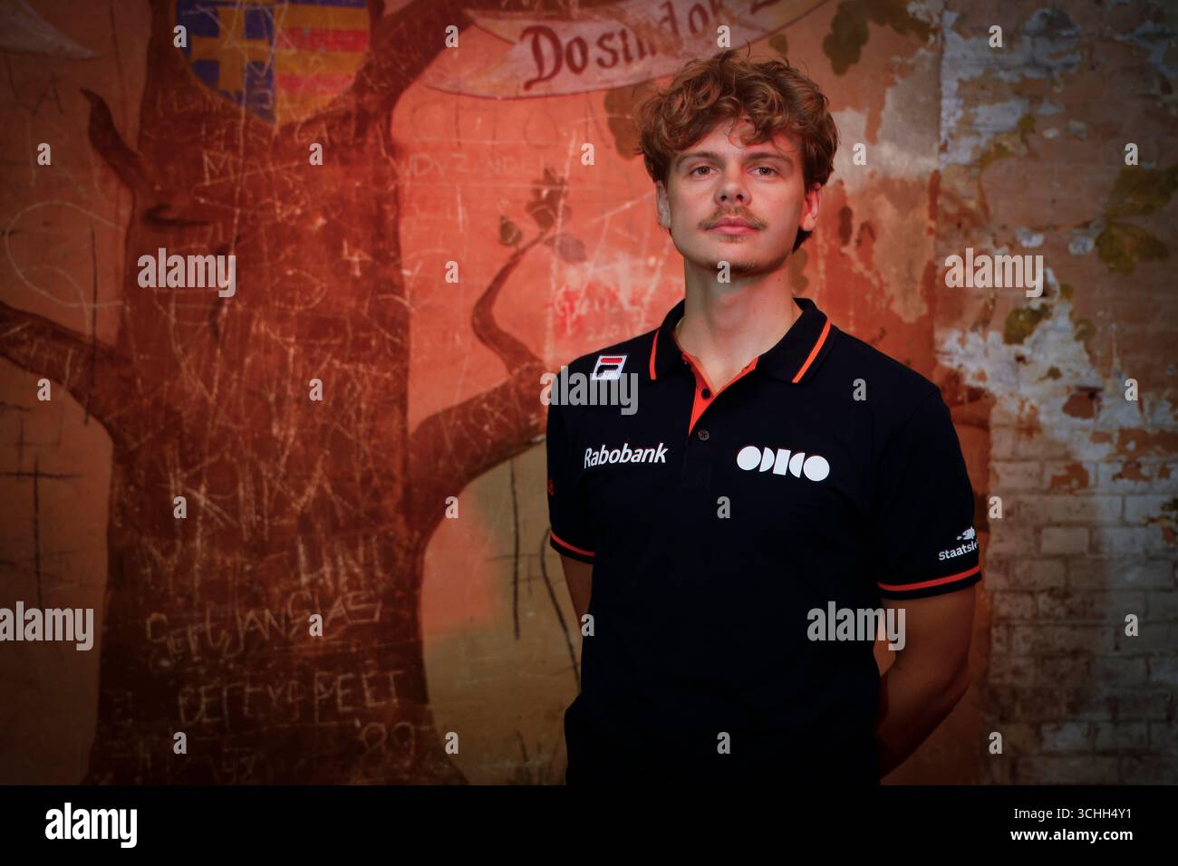 Melle van ’t Wout during the Dutch Short Track TeamNL Presentation to ...