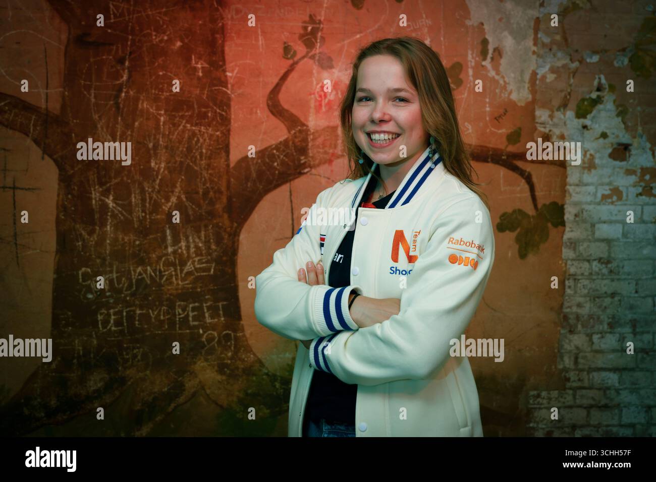 Diede van Oorschot during the Dutch Short Track TeamNL Presentation to ...
