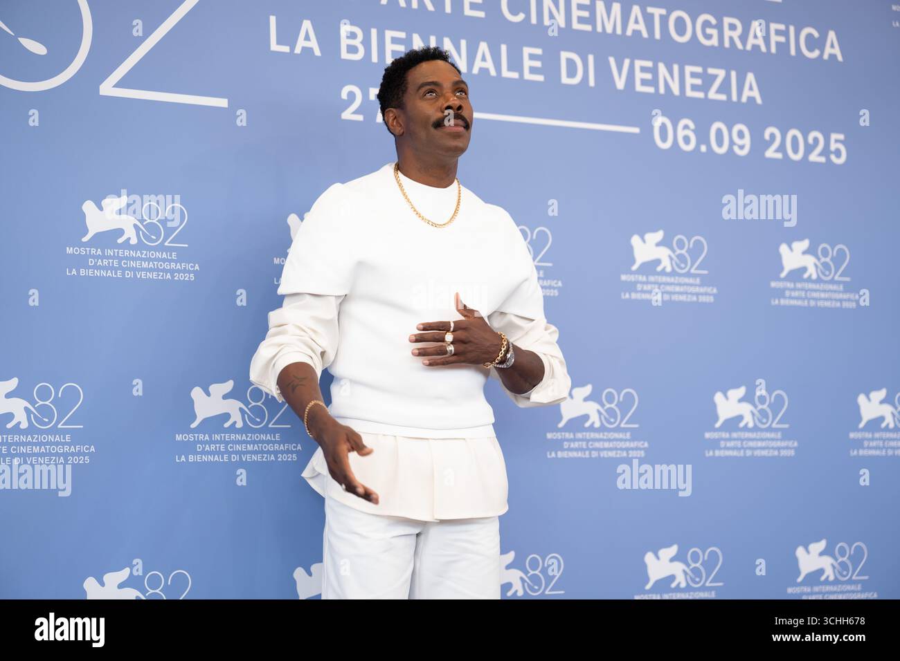Colman Domingo attends the ''Dead Man's Wire'' photocall during the 82nd Venice International ...