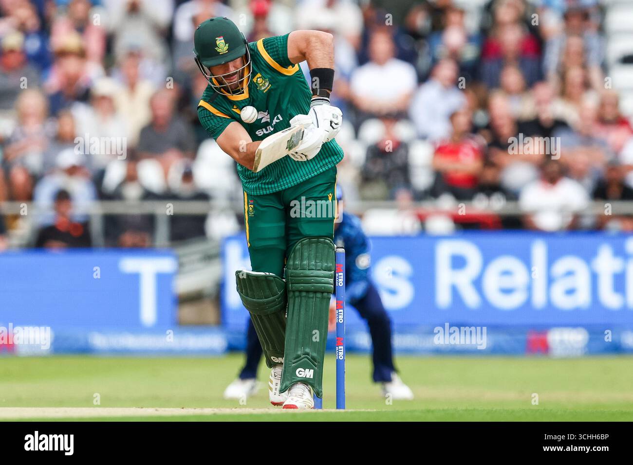 South Africa's Aiden Markram in action with the bat during the Metro ...