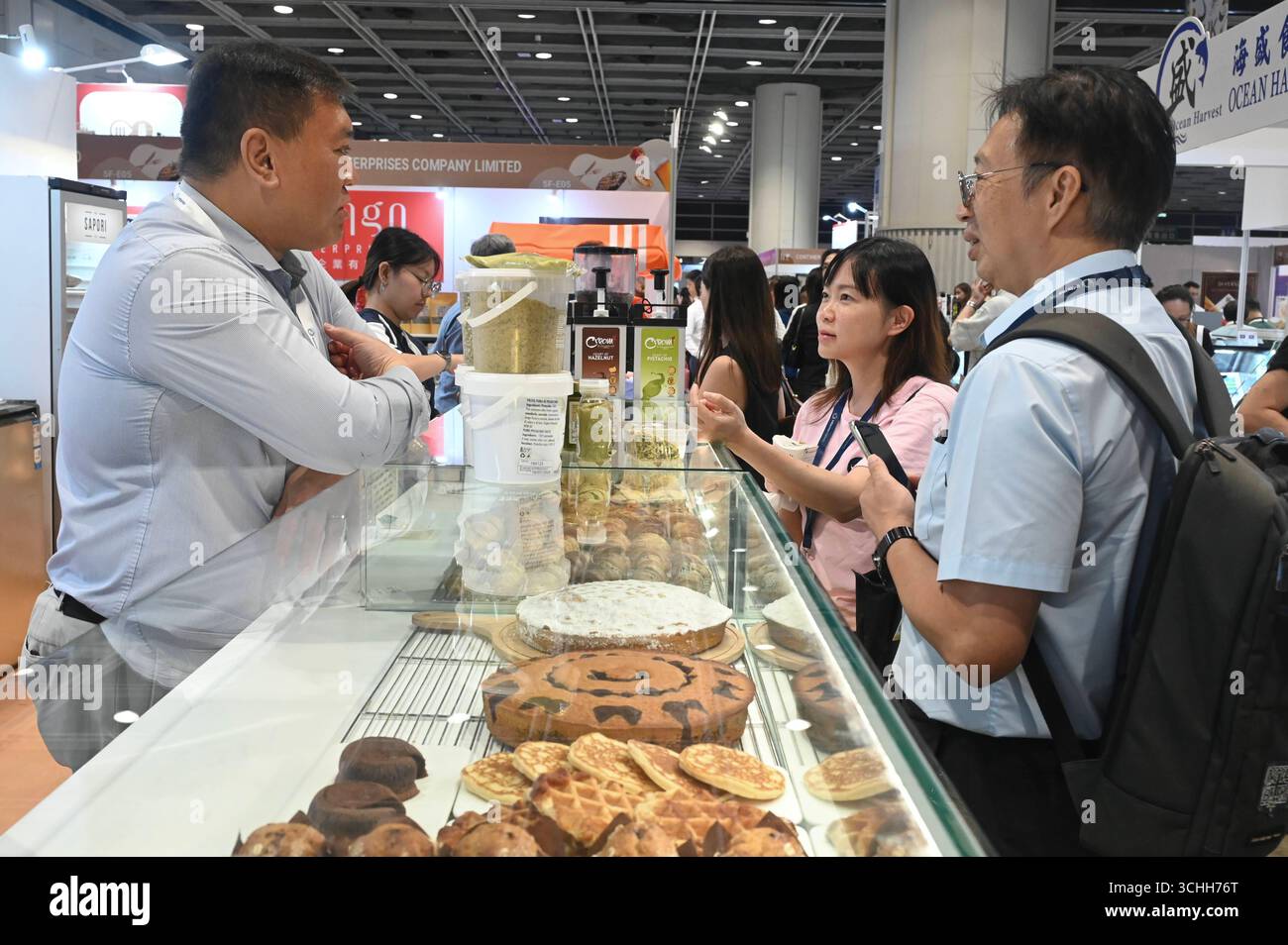 RBHK And RACE In Hong Kong Visitors look at the product in the ...