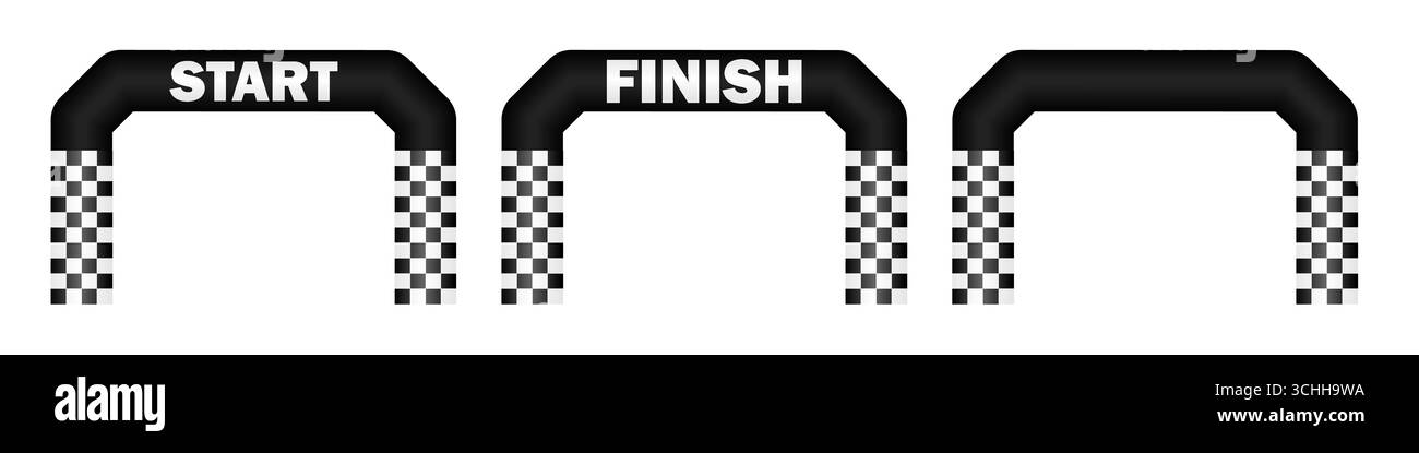Inflatable Start and Finish Line Arch for Marathon, Racing or Sport ...