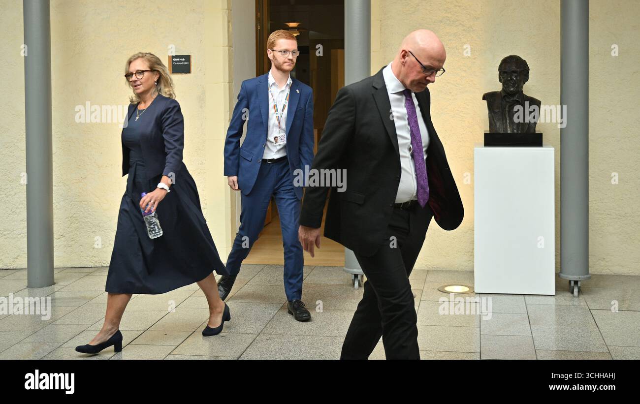Edinburgh Scotland, UK 02 September 2025. First Minister John Swinney ...
