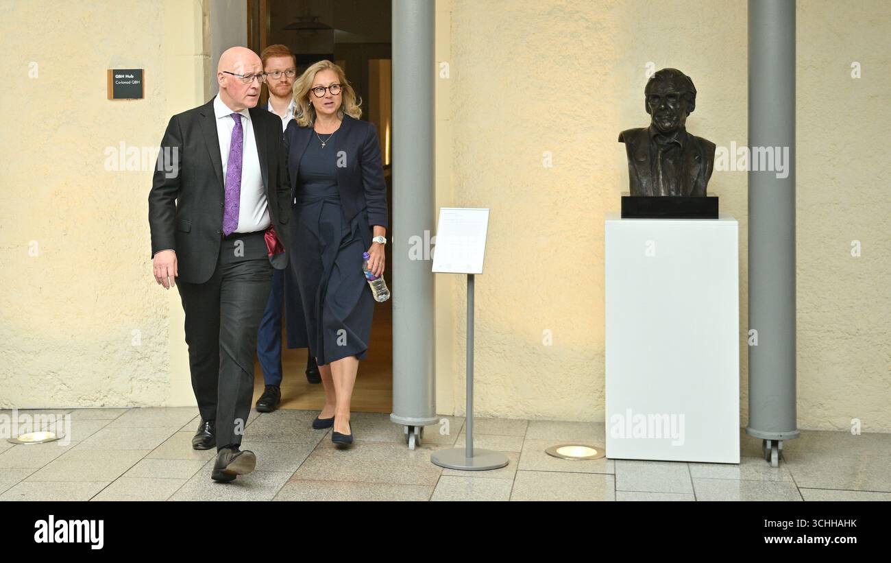 Edinburgh Scotland, UK 02 September 2025. First Minister John Swinney ...