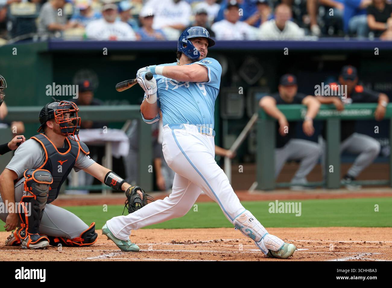 August 31, 2025: Kansas City Royals first baseman Vinnie Pasquantino (9 ...
