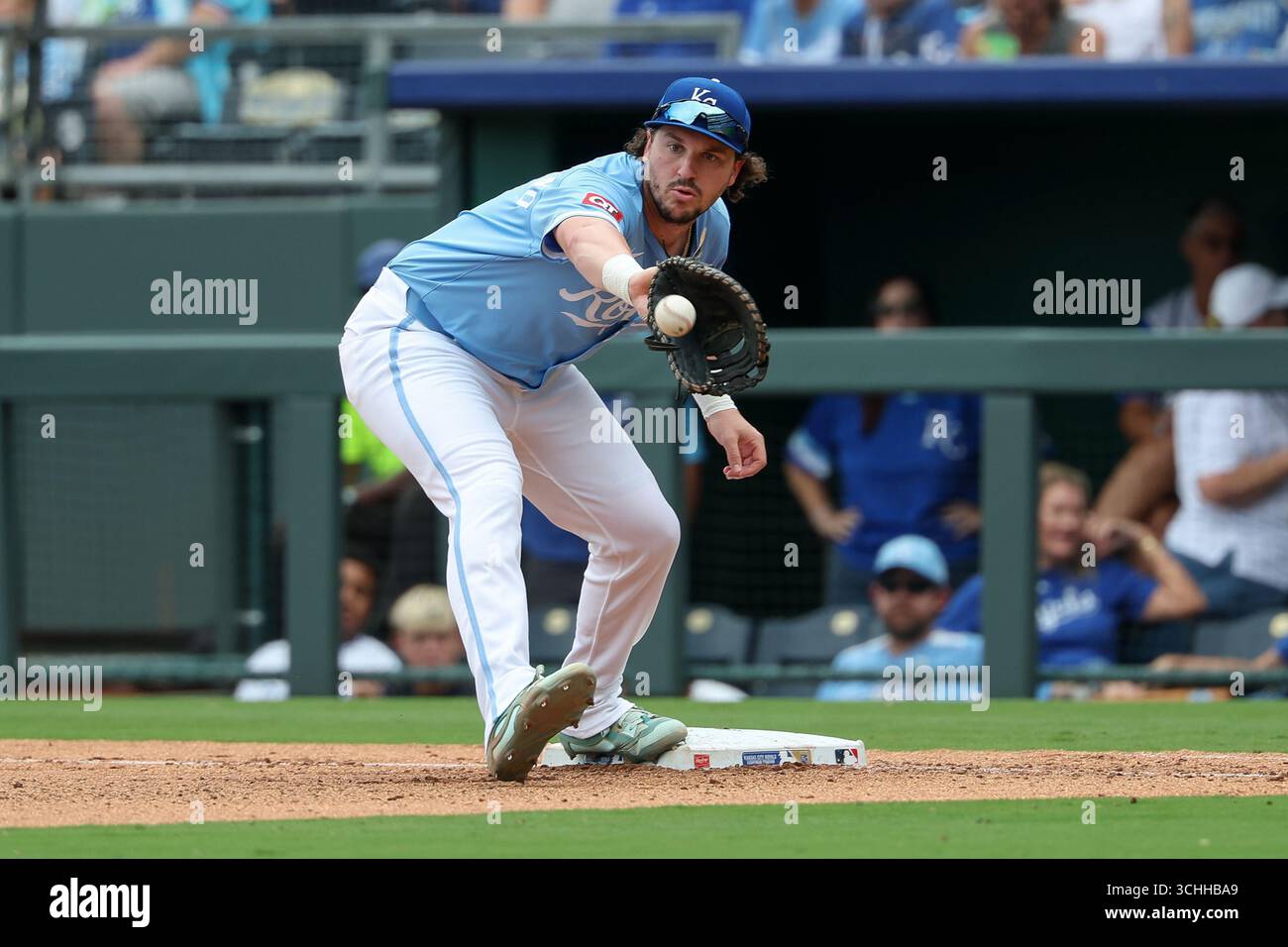 August 31, 2025: Kansas City Royals first baseman Vinnie Pasquantino (9 ...