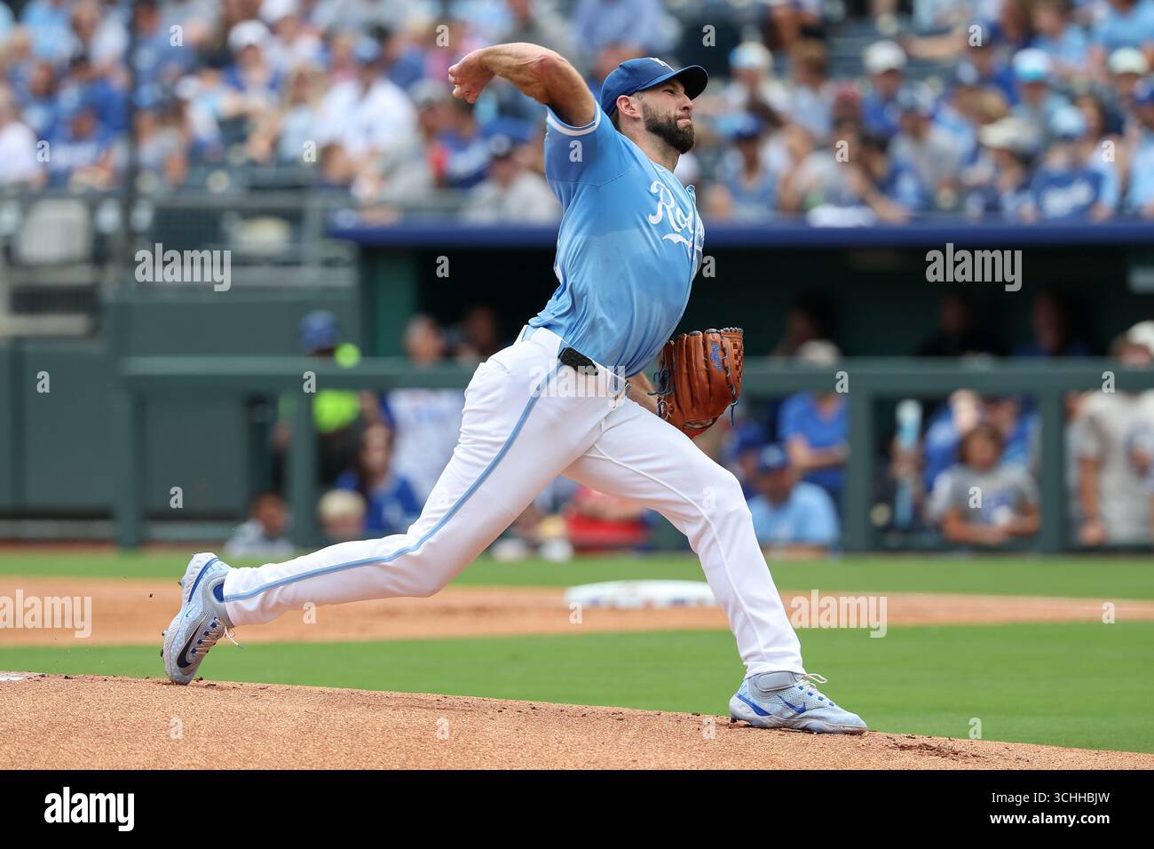 August 31, 2025: Kansas City Royals starting pitcher Michael Wacha (52 ...