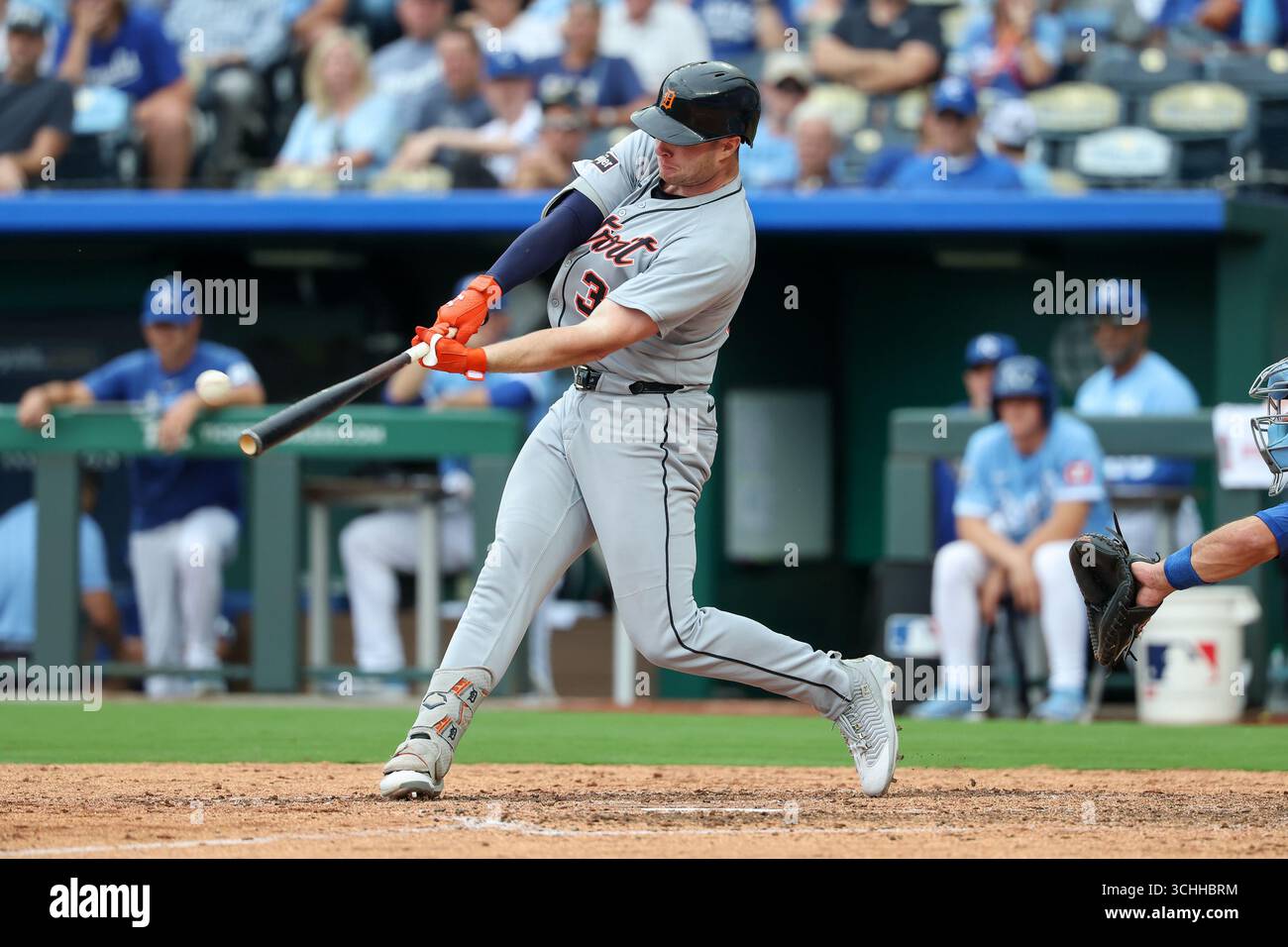 August 31, 2025: Detroit Tigers designated hitter Colt Keith (33) bats ...