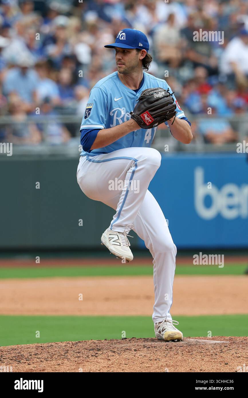 August 31, 2025: Kansas City Royals relief pitcher Daniel Lynch IV (41 ...