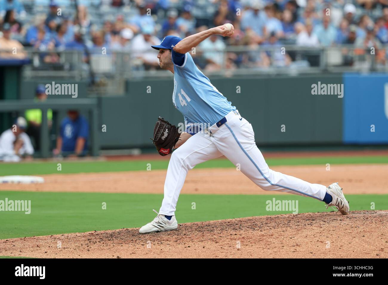 August 31, 2025: Kansas City Royals relief pitcher Daniel Lynch IV (41 ...
