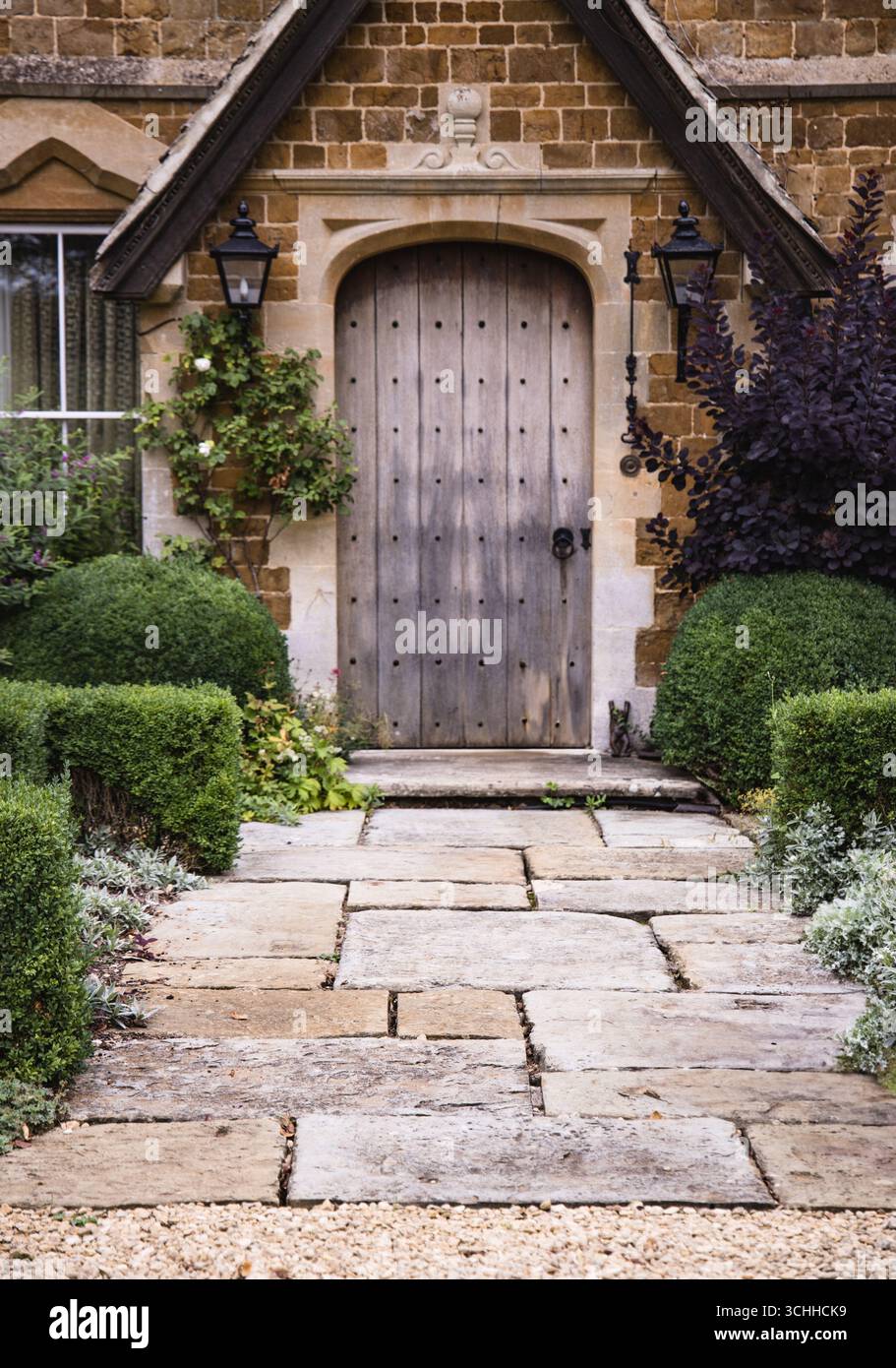 Front door of an English manor house in Oxfordshire Stock Photo - Alamy