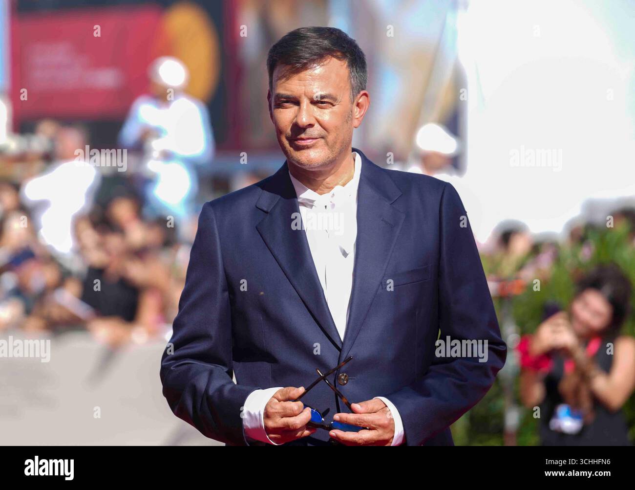 Francois Ozon on the red carpet for the screening of the film L ...