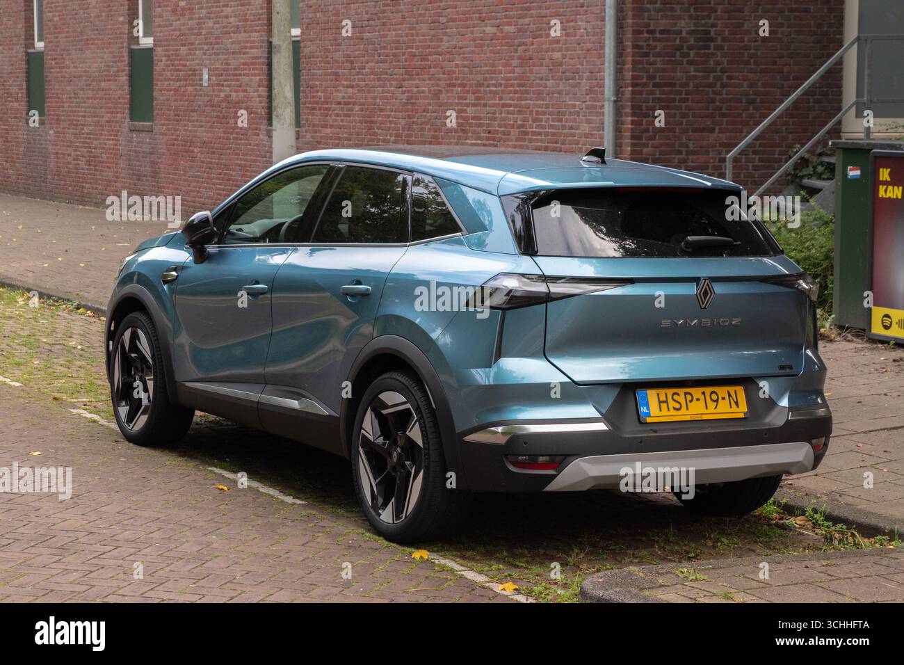 Blue Renault Symbioz Car At Amsterdam The Netherlands 31-8-2025 Stock ...