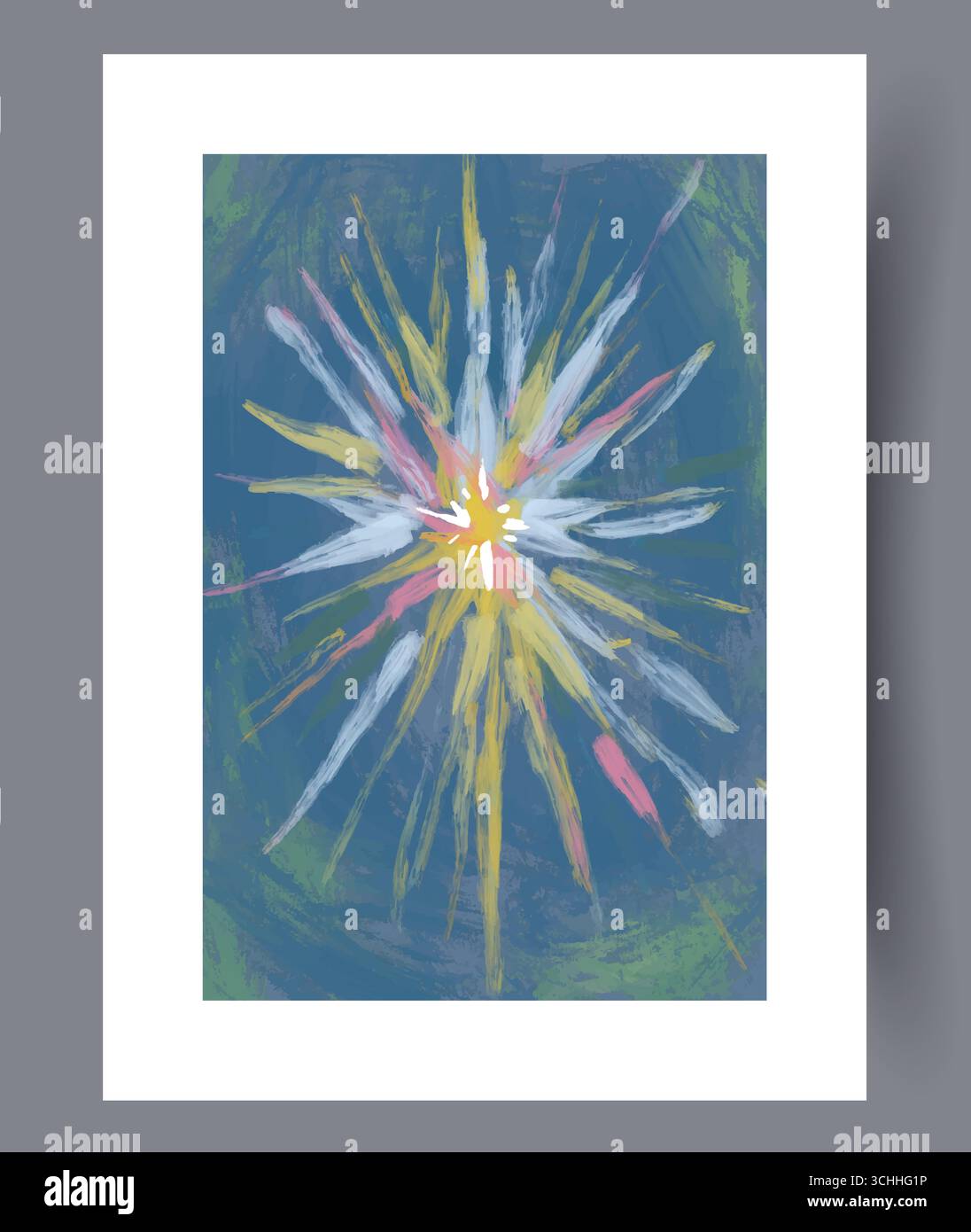 Vibrant starburst pattern features hi-res stock photography and images ...