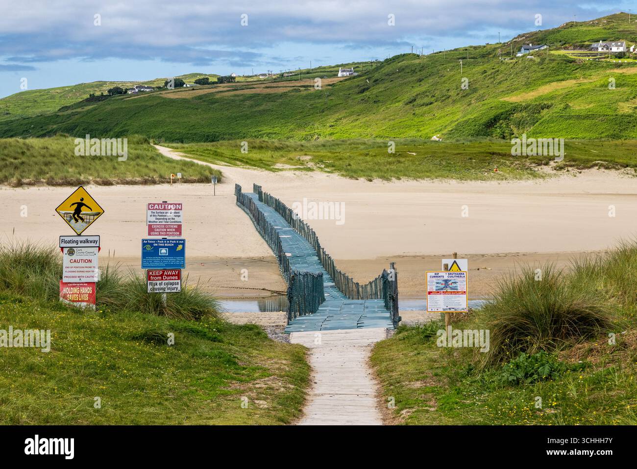 Famous Barleycove Beach pontoon, Barleycove, West Cork, Ireland Stock ...