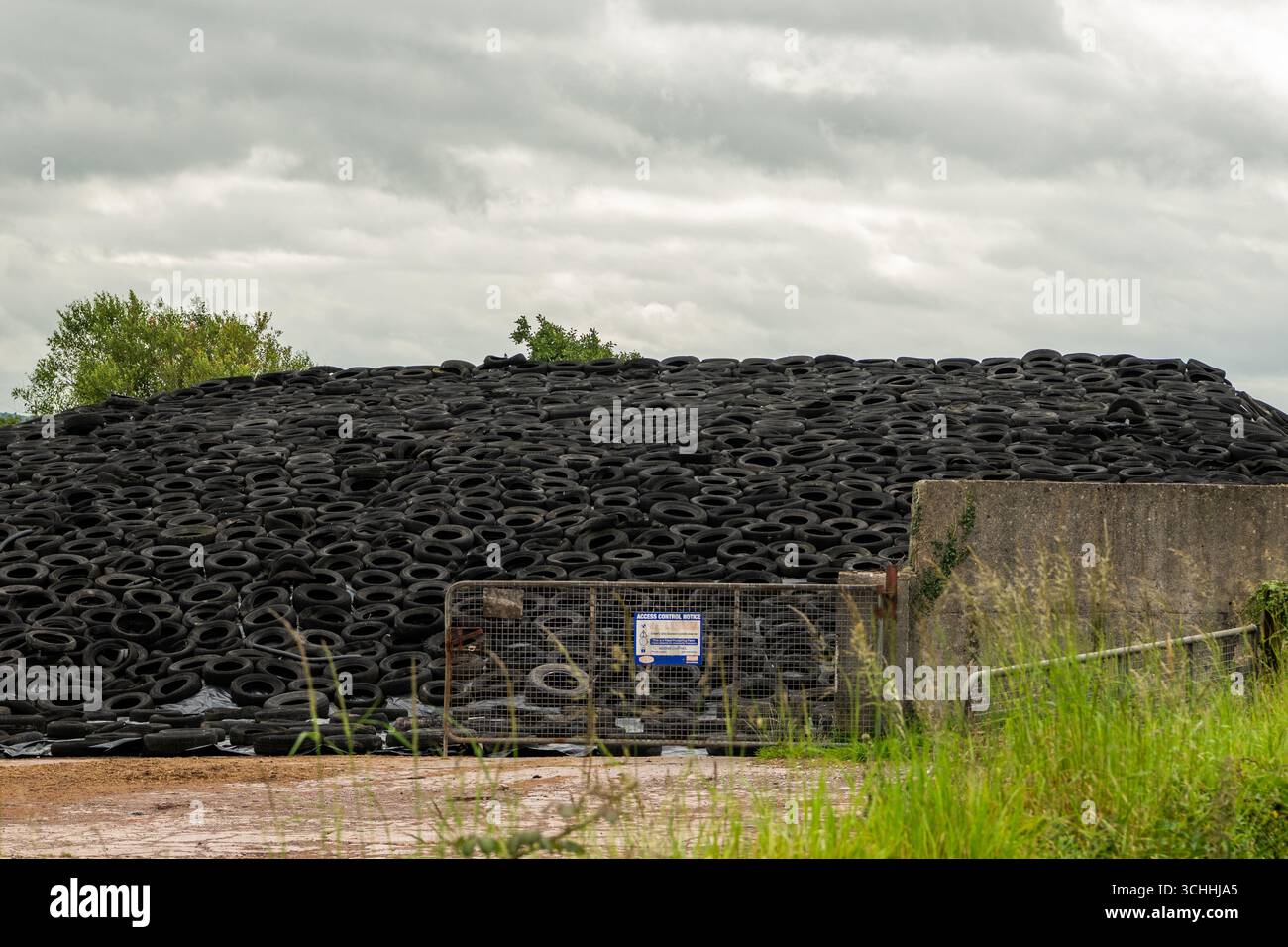 Silage pit on a farm in Ireland Stock Photo - Alamy
