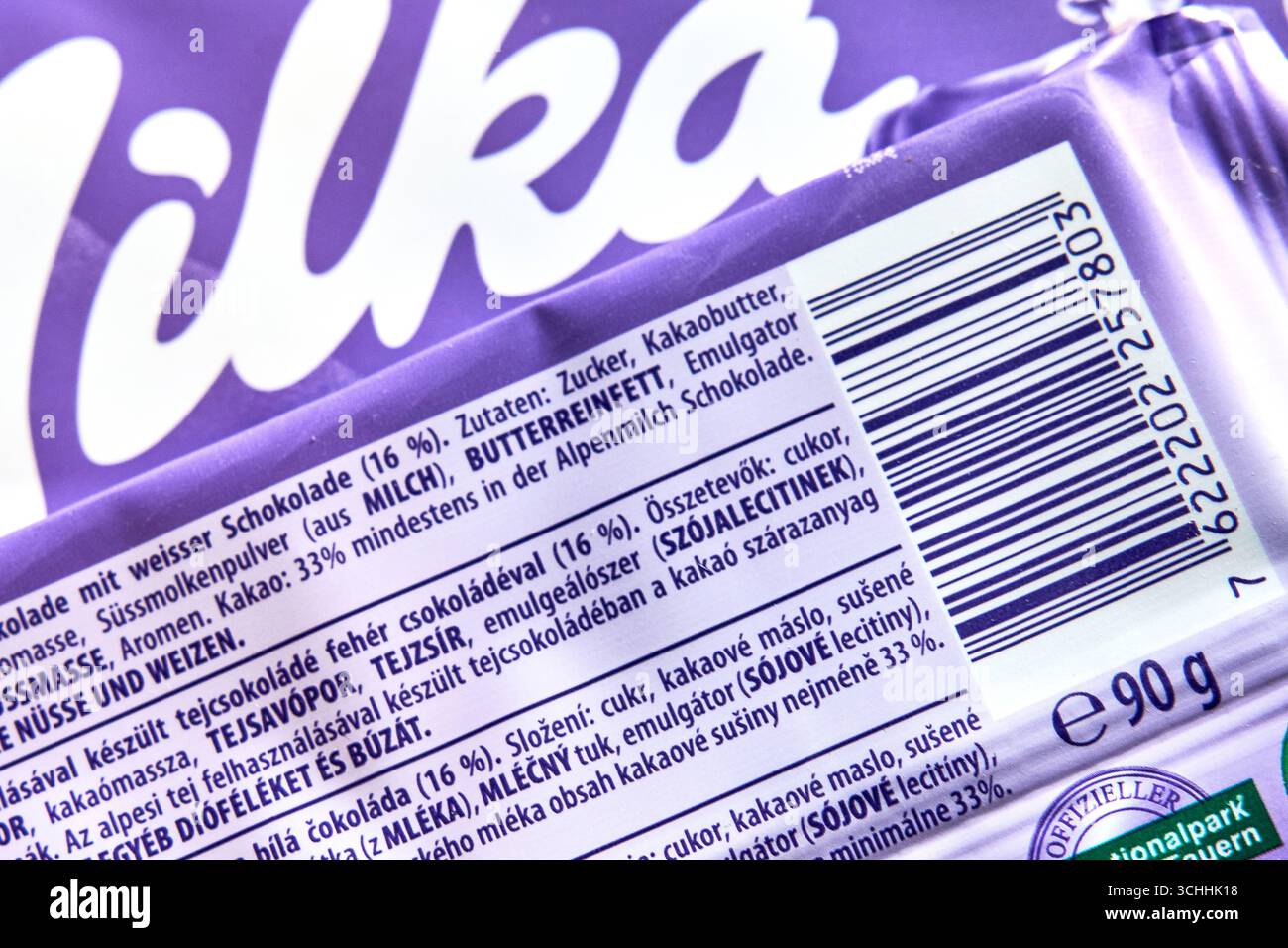 Bavaria, Germany - September 2, 2025: Milka chocolate bar with ...
