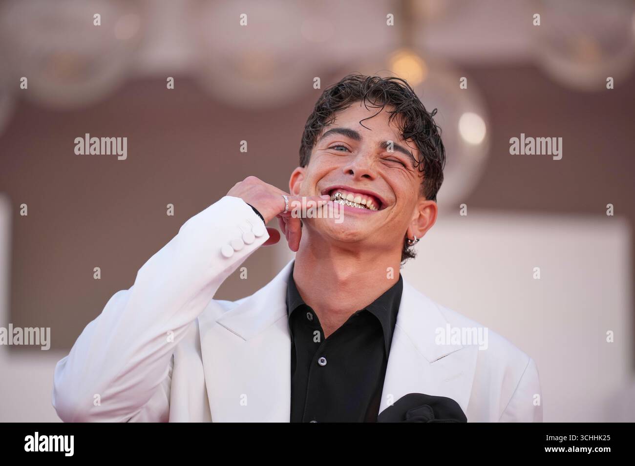 Matteo Roberts poses for photographers at the red carpet for the film ...