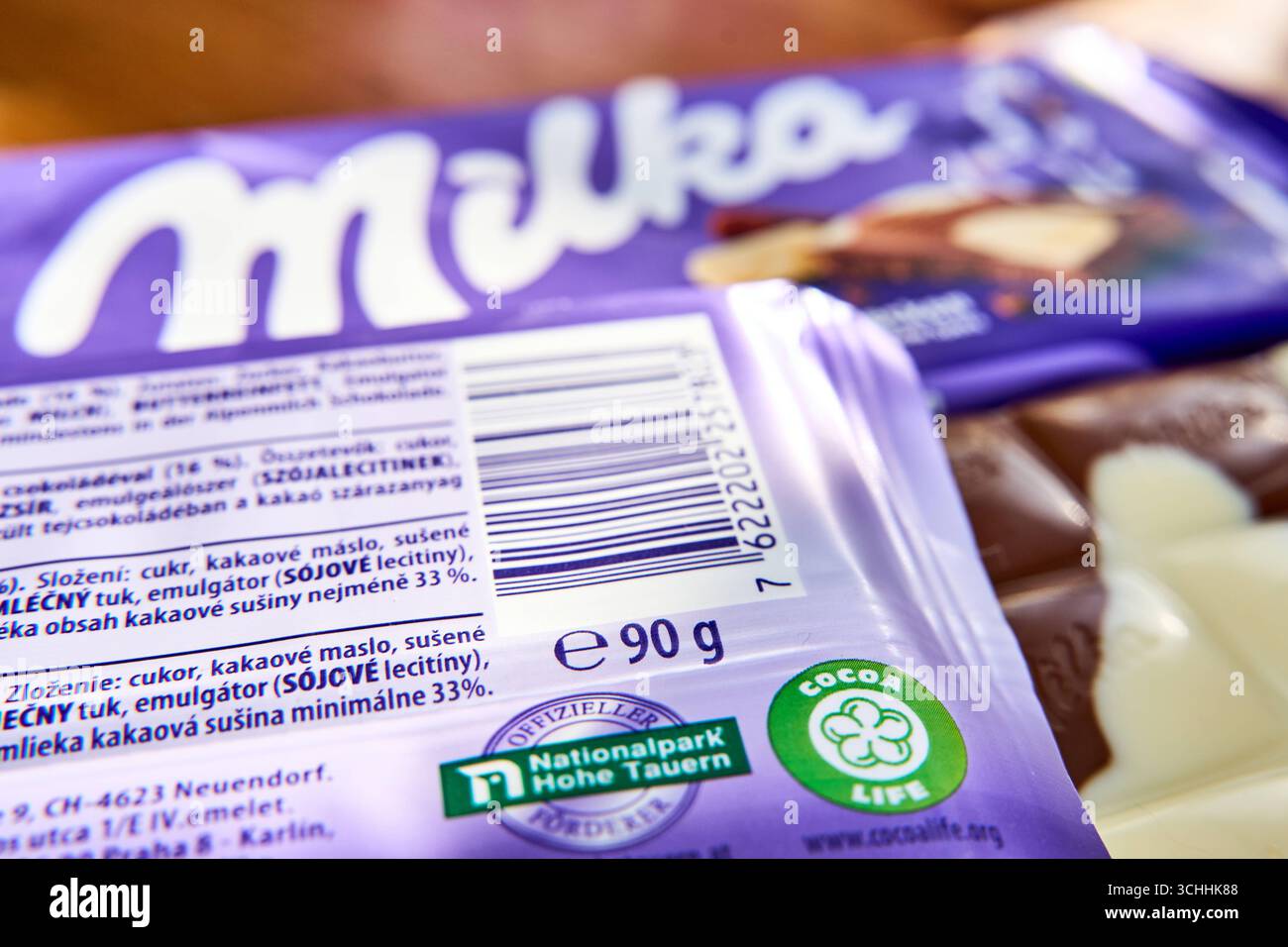 Bavaria, Germany - September 2, 2025: Milka chocolate bar with ...