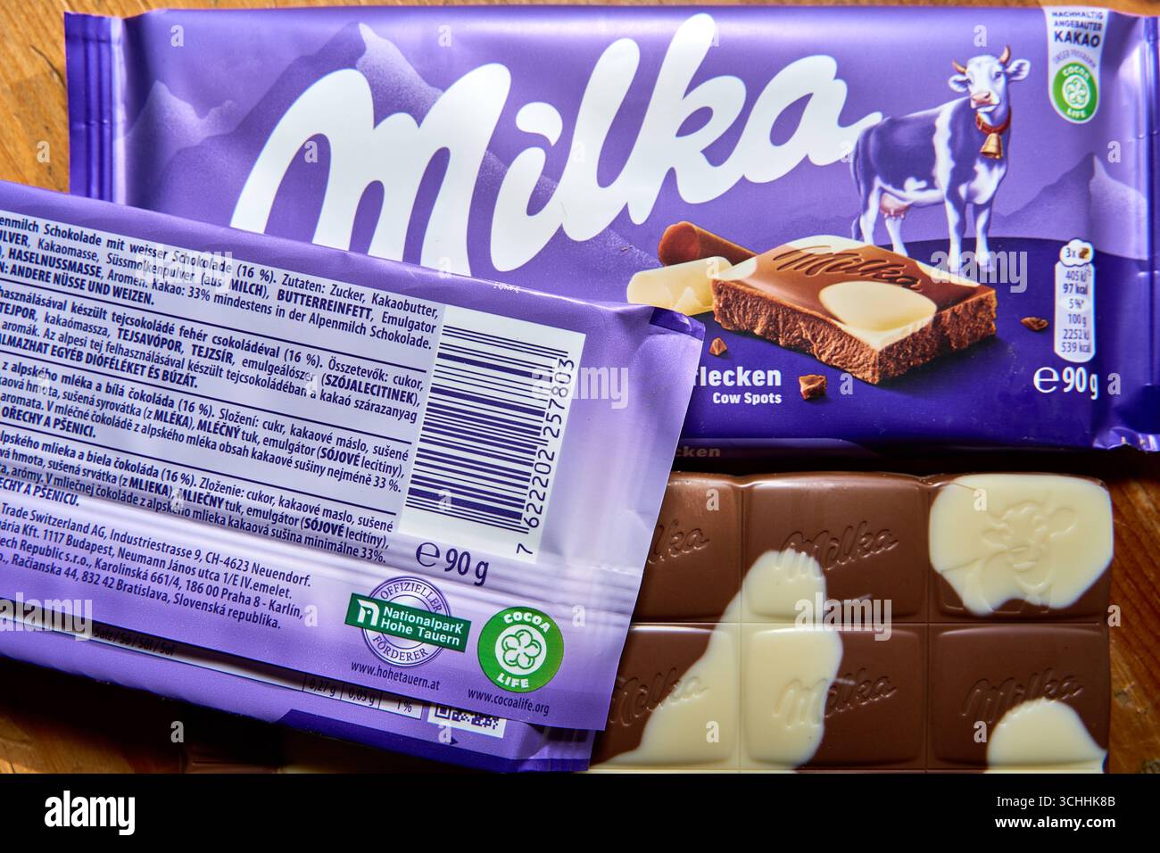 Bavaria, Germany - September 2, 2025: Milka chocolate bar with ...